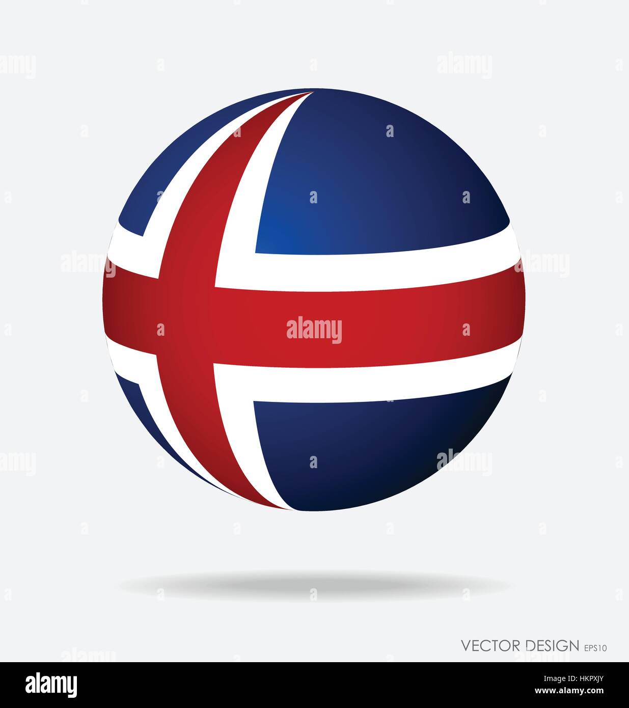 Iceland Flag. Vector illustration Stock Vector Image & Art - Alamy