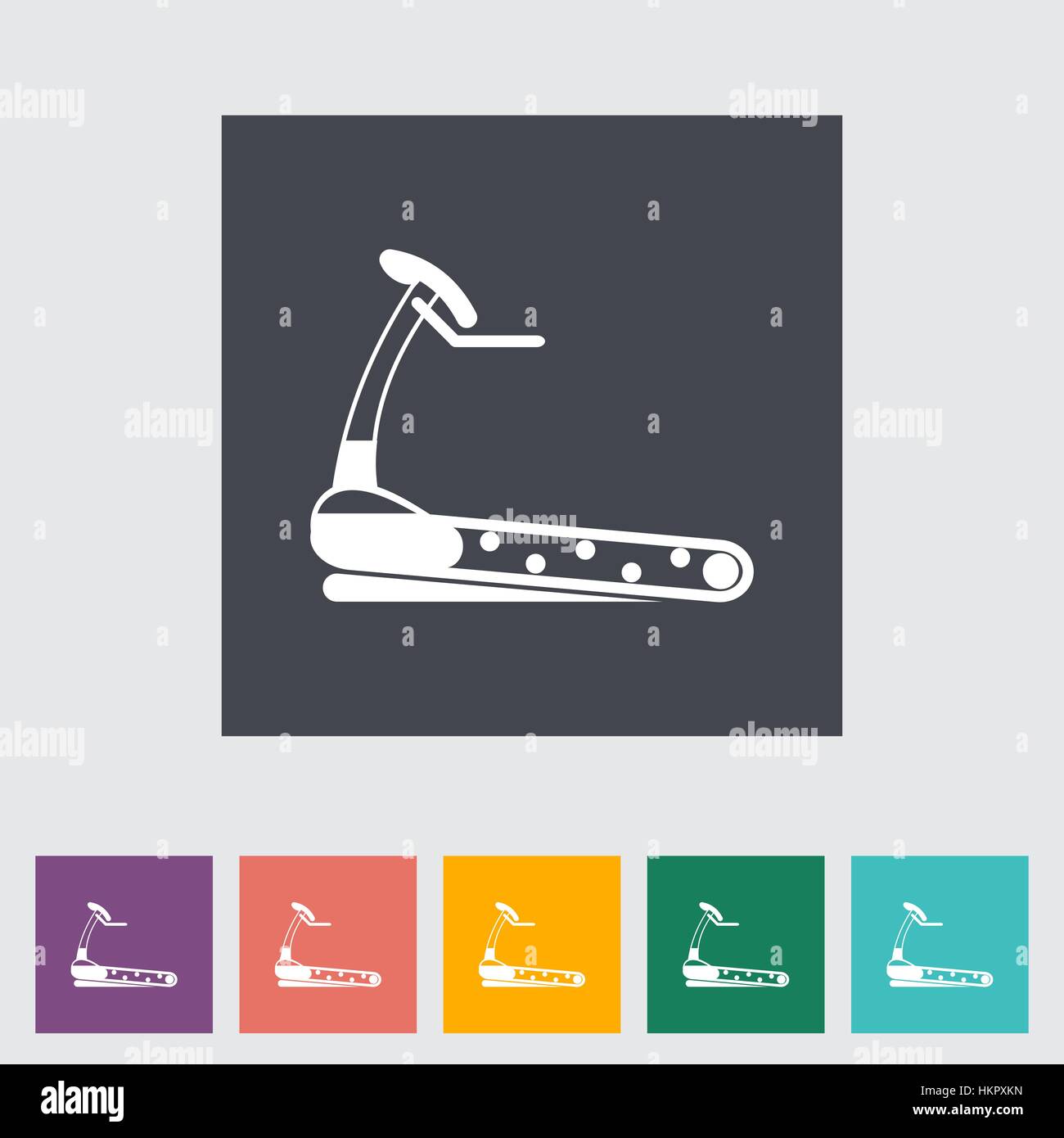 Icon trainer treadmill. Vector illustration Stock Vector Image & Art ...