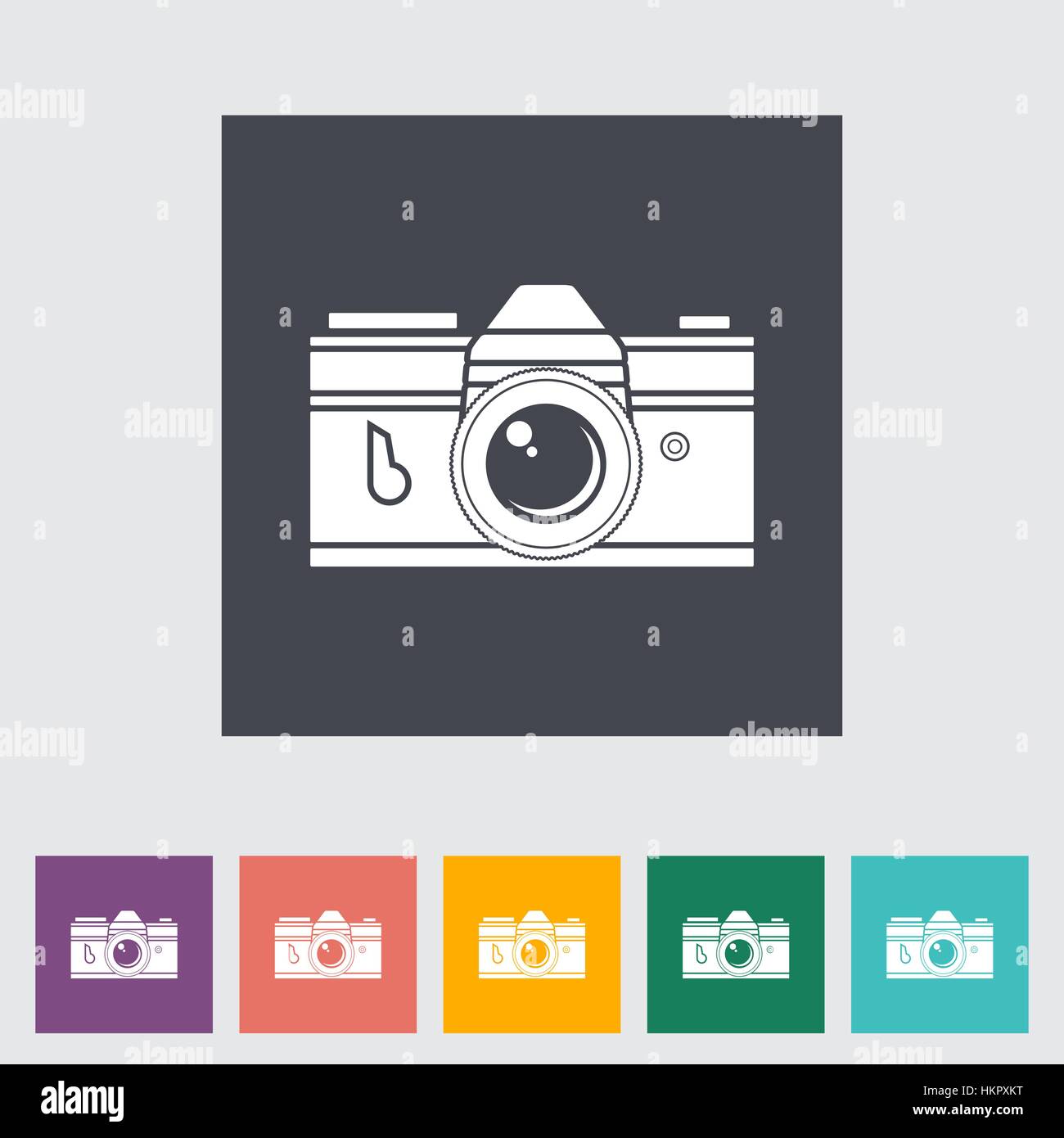 Icon vintage camera. Vector illustration Stock Vector Image & Art - Alamy