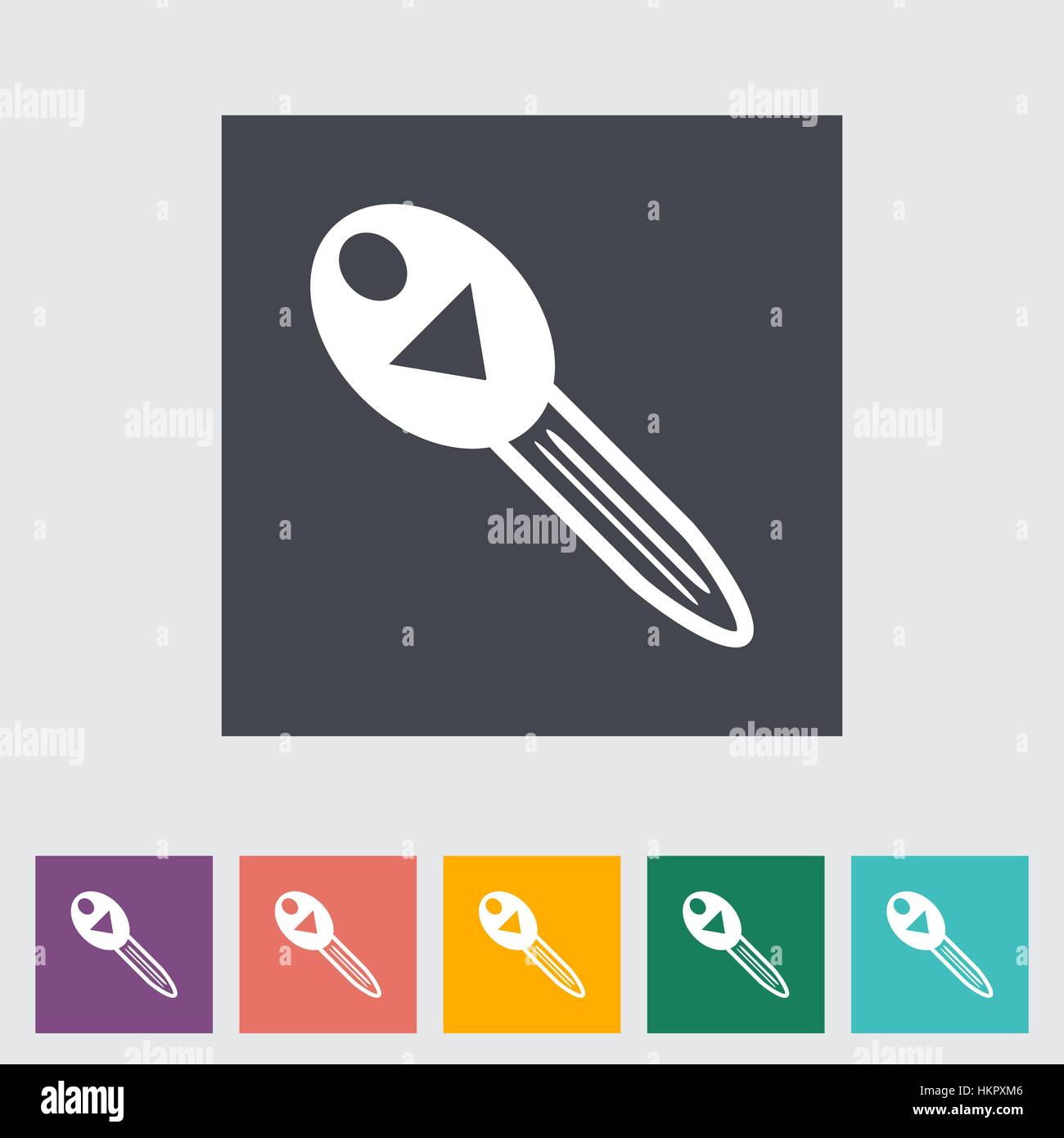 Ignition start button isolated on Stock Vector Images - Alamy