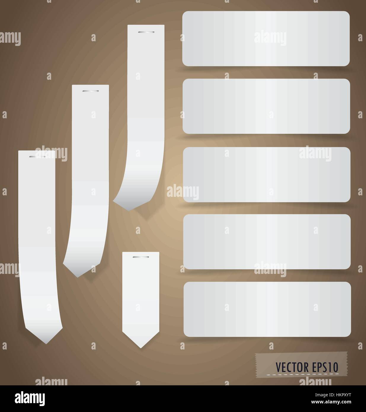 Note papers, ready for your message. Vector illustration Stock Vector ...