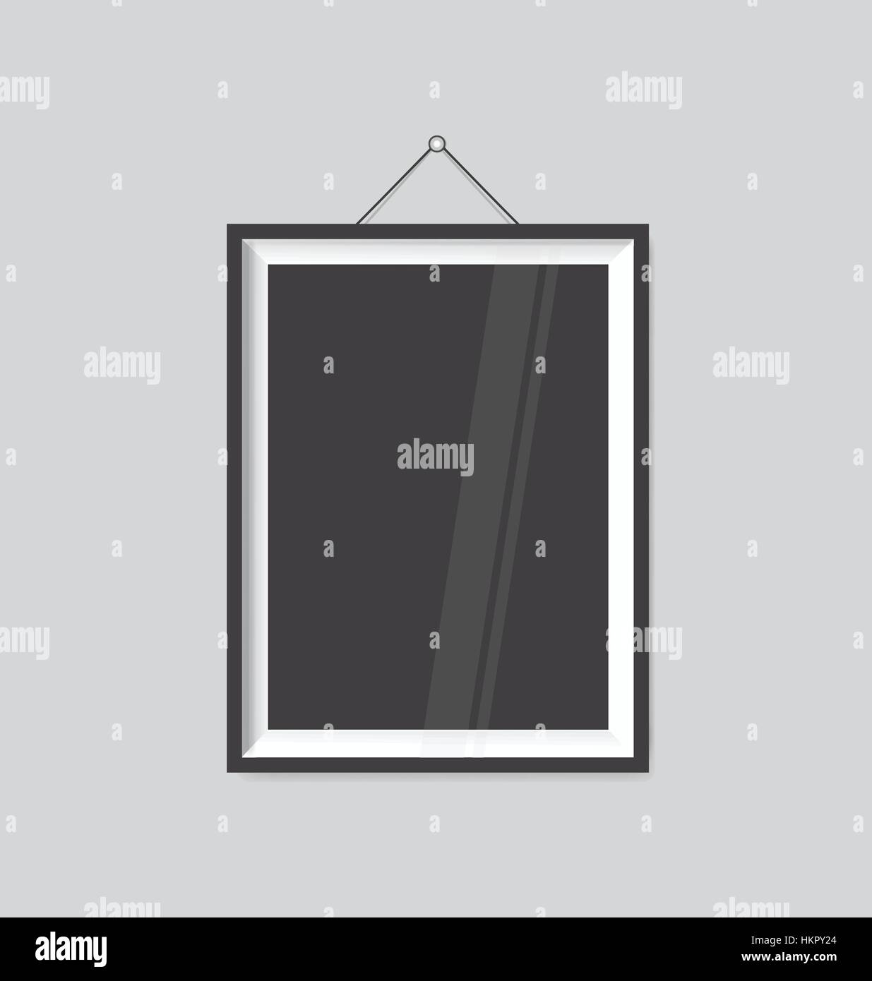 Modern frames on the wall, vector illustration Stock Vector Image & Art ...