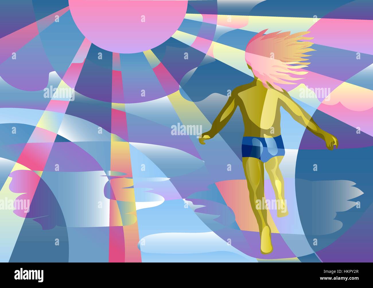 child and sun 10 EPS Stock Vector Image & Art - Alamy