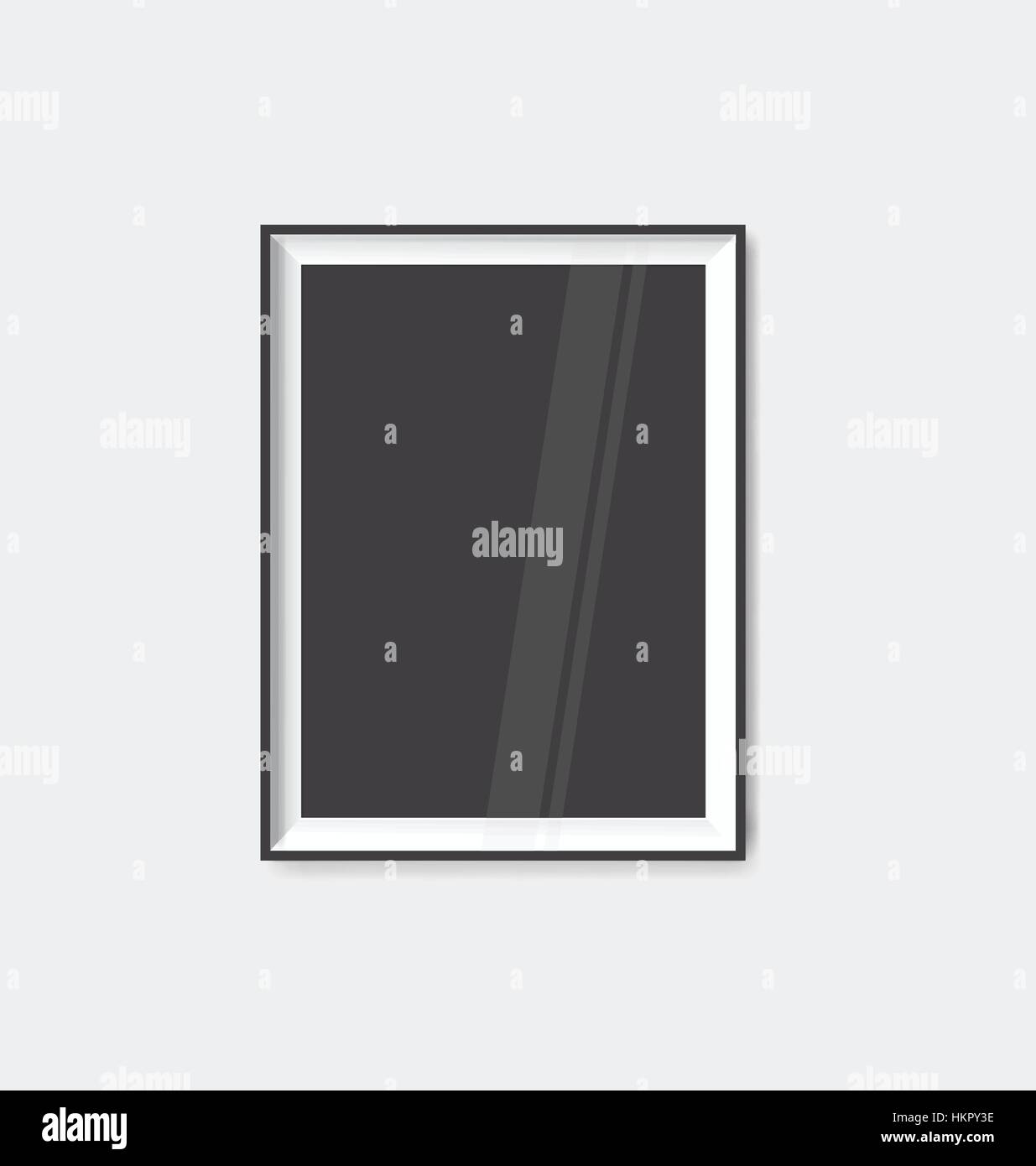 Modern frames on the wall, vector illustration Stock Vector Image & Art ...