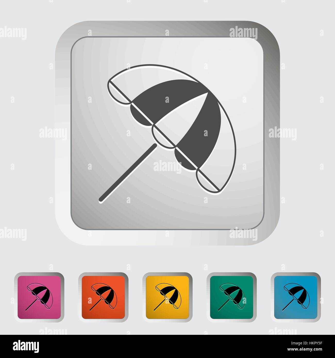 Parasol. Single icon. Vector illustration Stock Vector Image & Art - Alamy