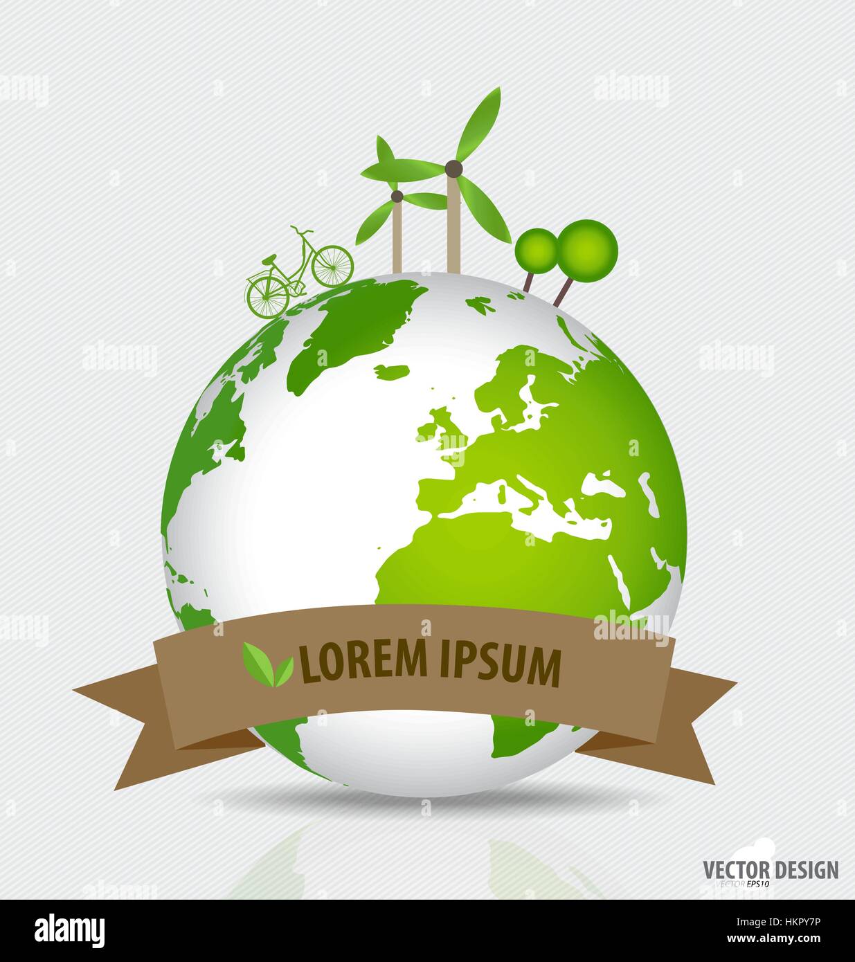 Green planet earth concept. Green eco background with environment ...