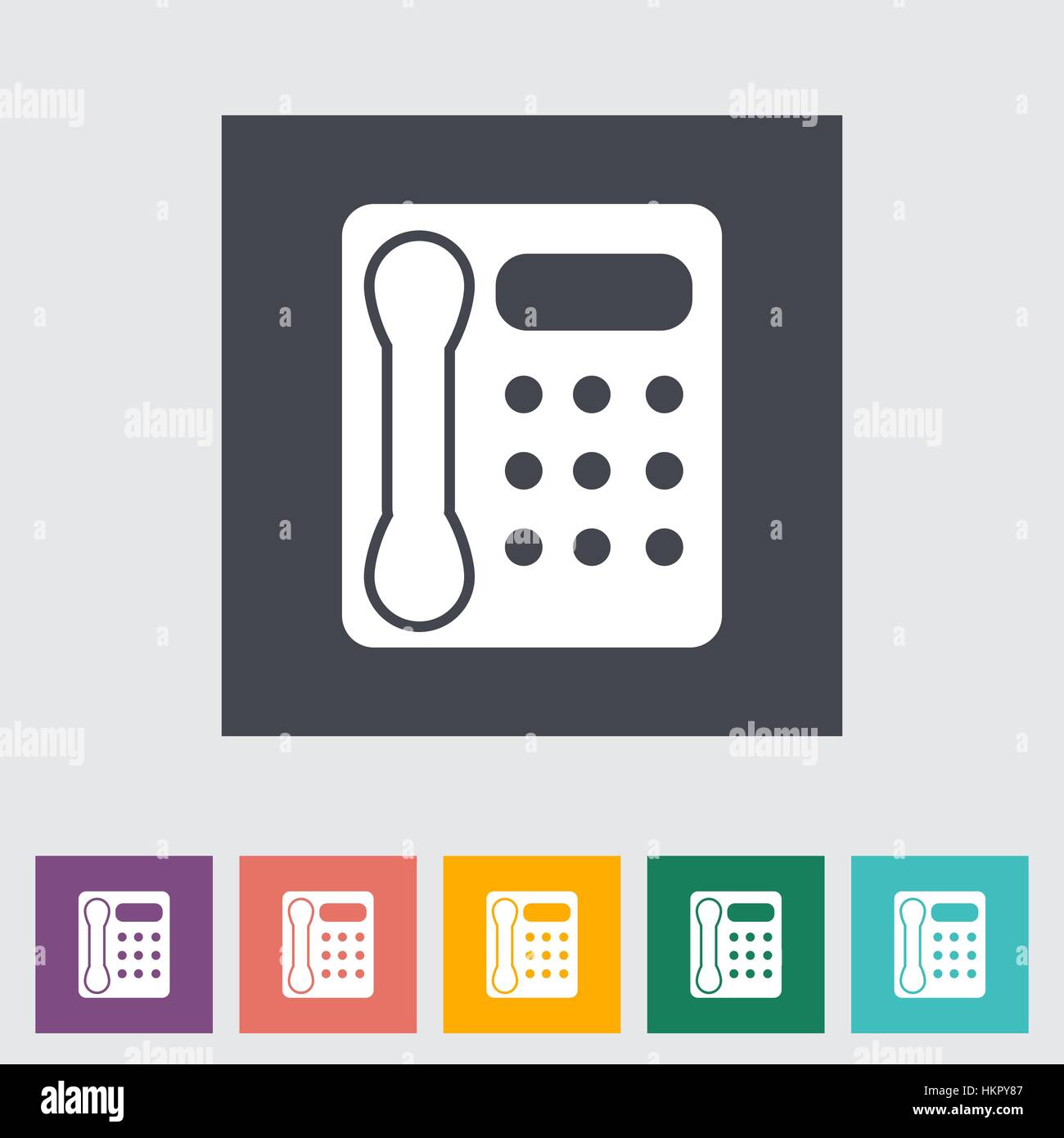 Office phone icon. Vector illustration Stock Vector Image & Art - Alamy