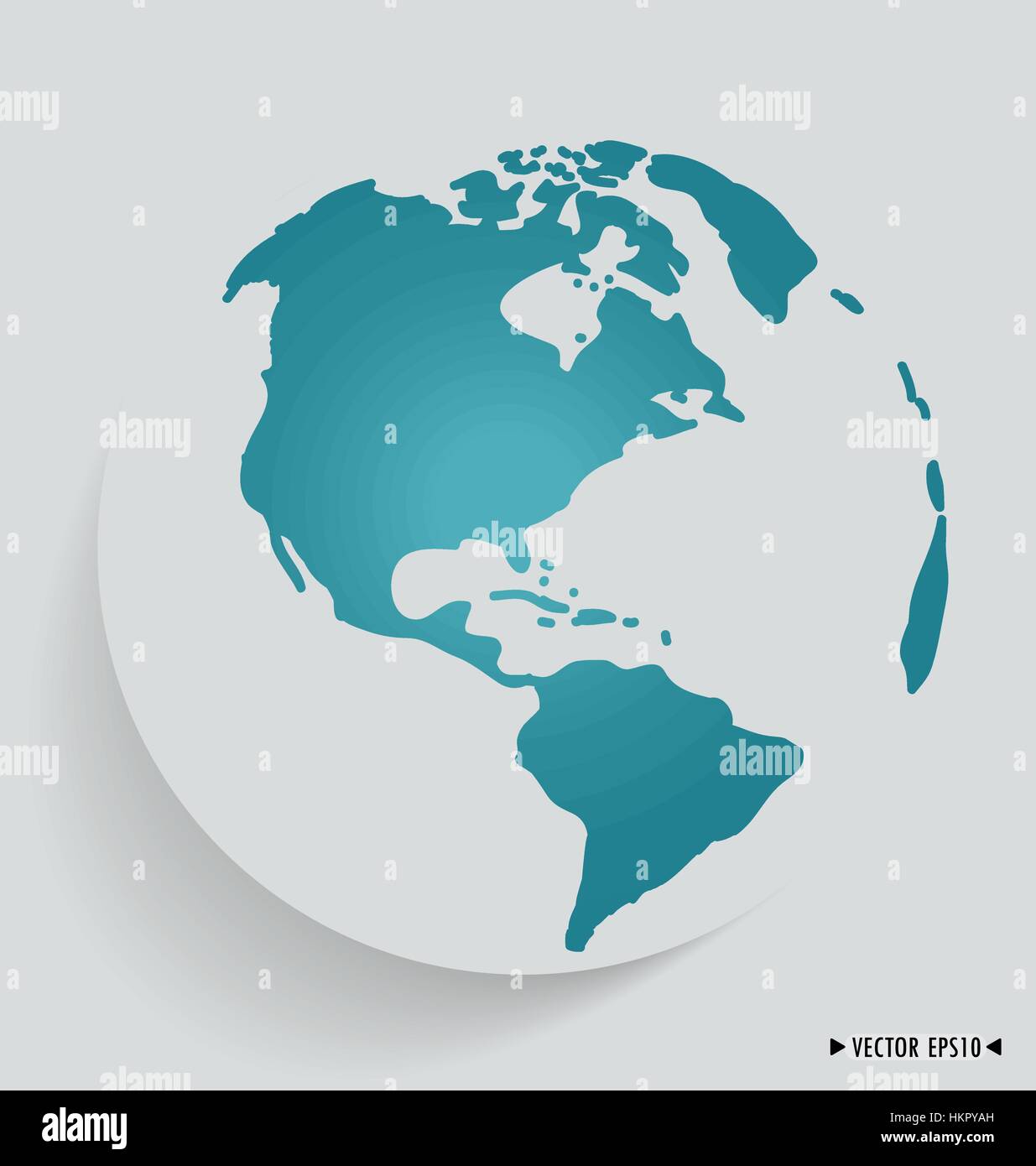 Modern globe. Vector illustration Stock Vector Image & Art - Alamy