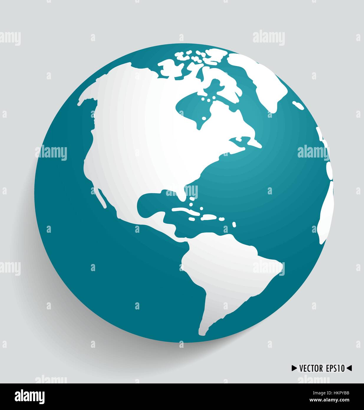 Modern globe. Vector illustration Stock Vector Image & Art - Alamy