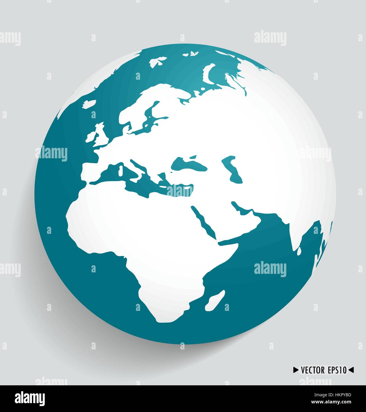 Modern globe. Vector illustration Stock Vector Image & Art - Alamy