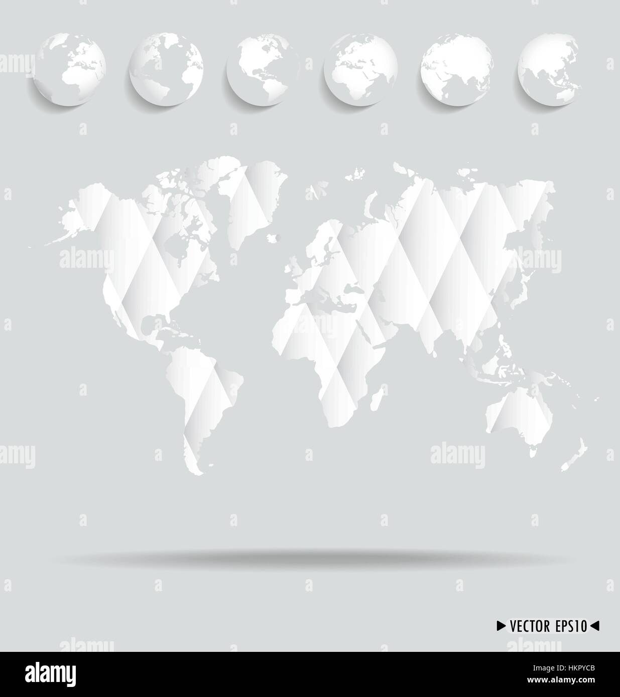 Card with world map. Vector illustration Stock Vector Image & Art - Alamy