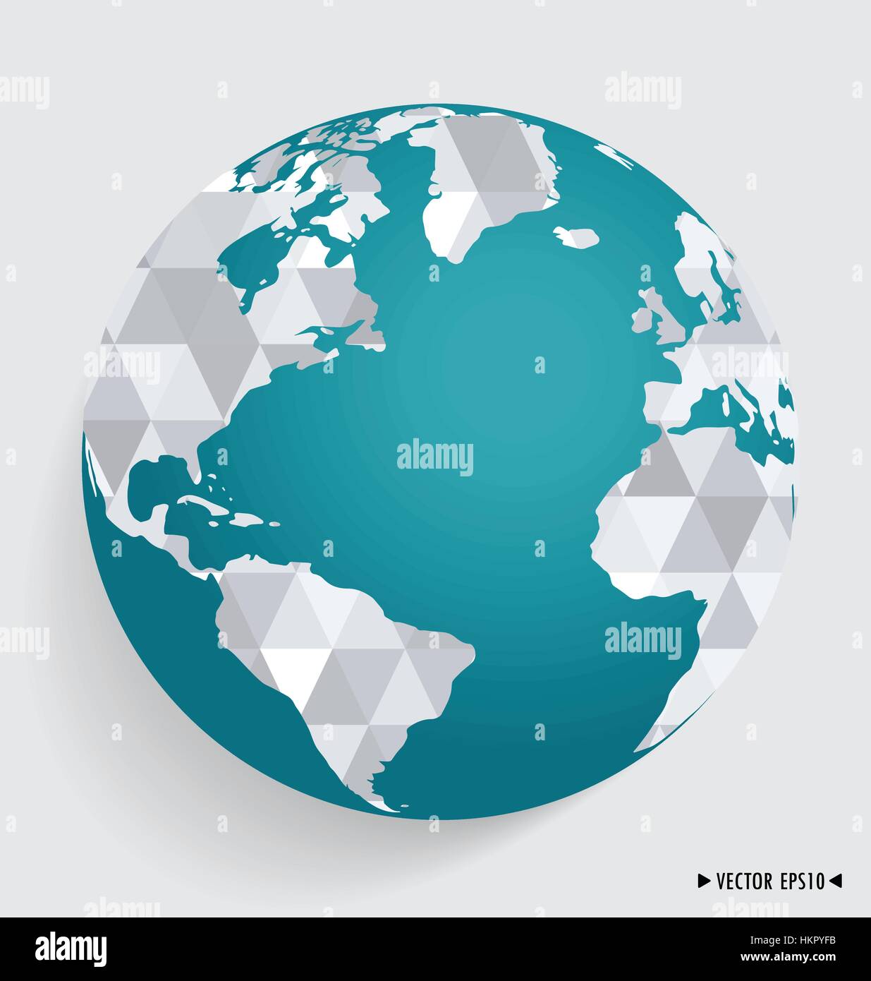 Modern globe. Vector illustration Stock Vector Image & Art - Alamy