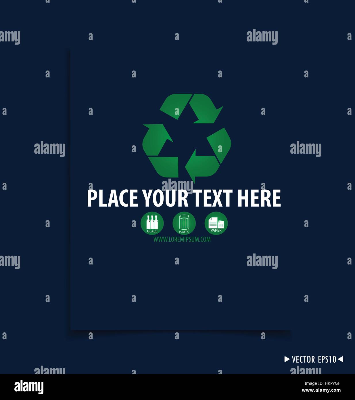 Recycle symbol. Vector symbol on the packaging, vector Illustration ...