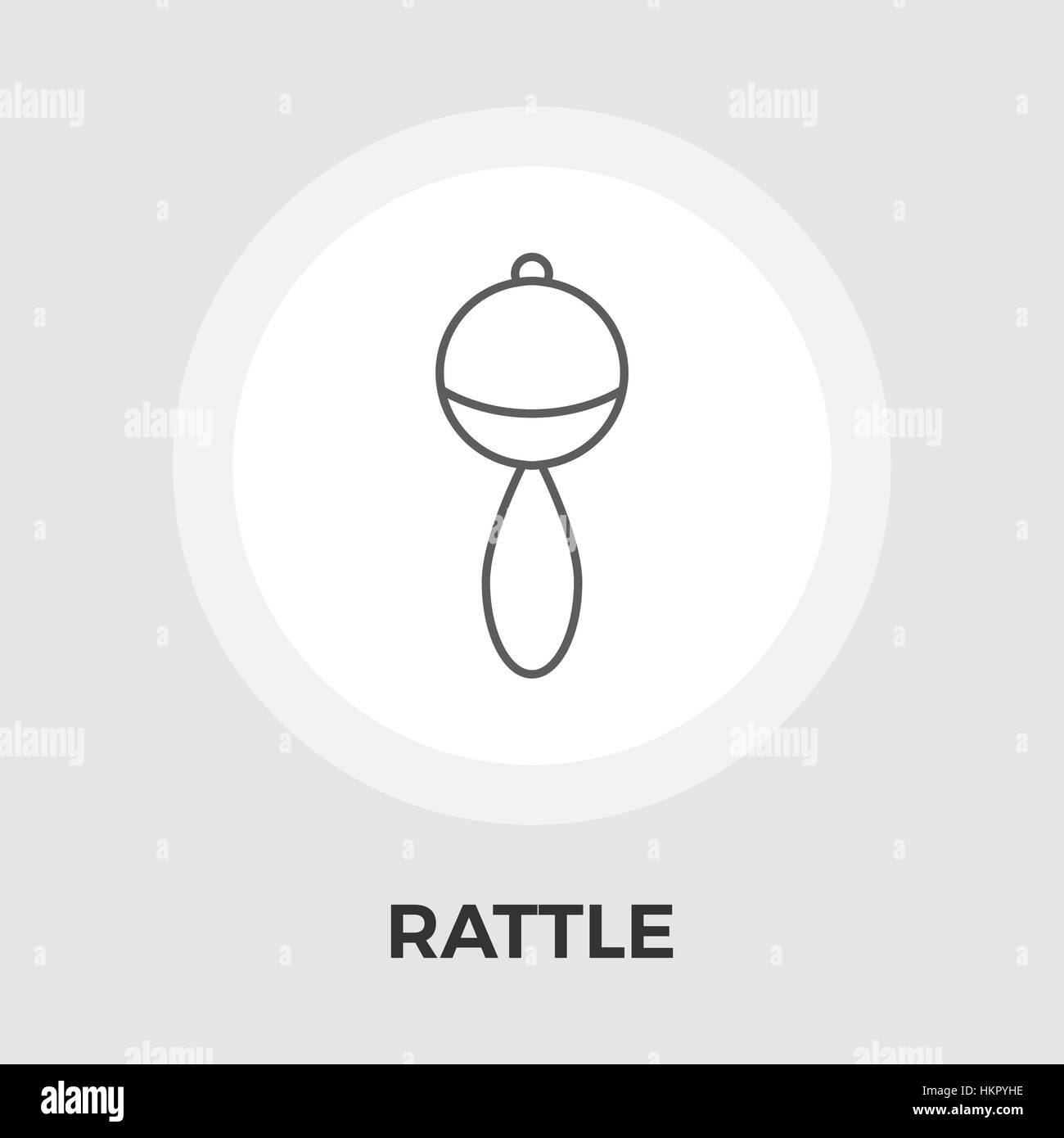 Baby shaking rattle Stock Vector Images - Alamy