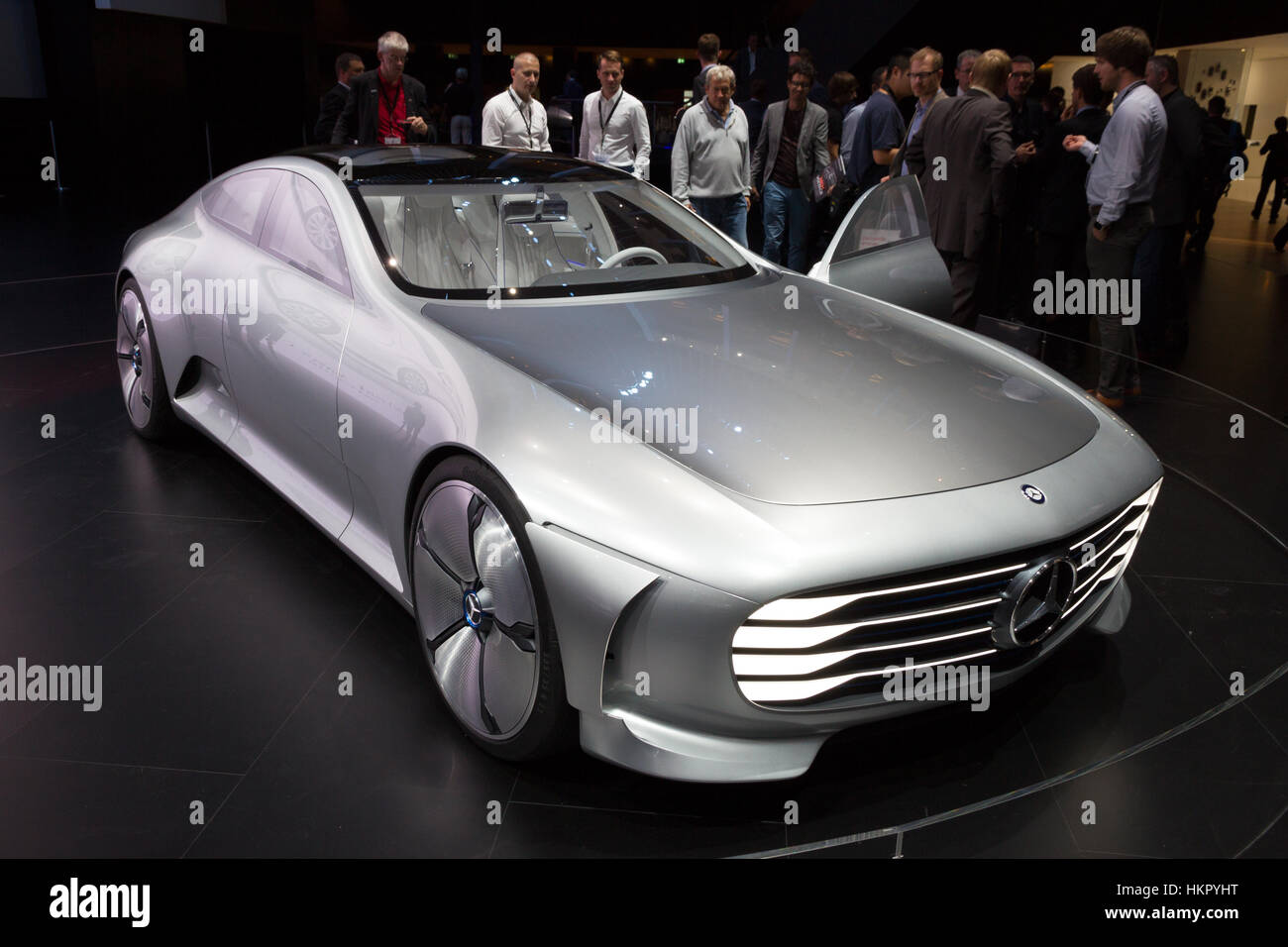 FRANKFURT, GERMANY - SEP 16, 2015: Mercedes-Benz Concept IAA Edition at ...