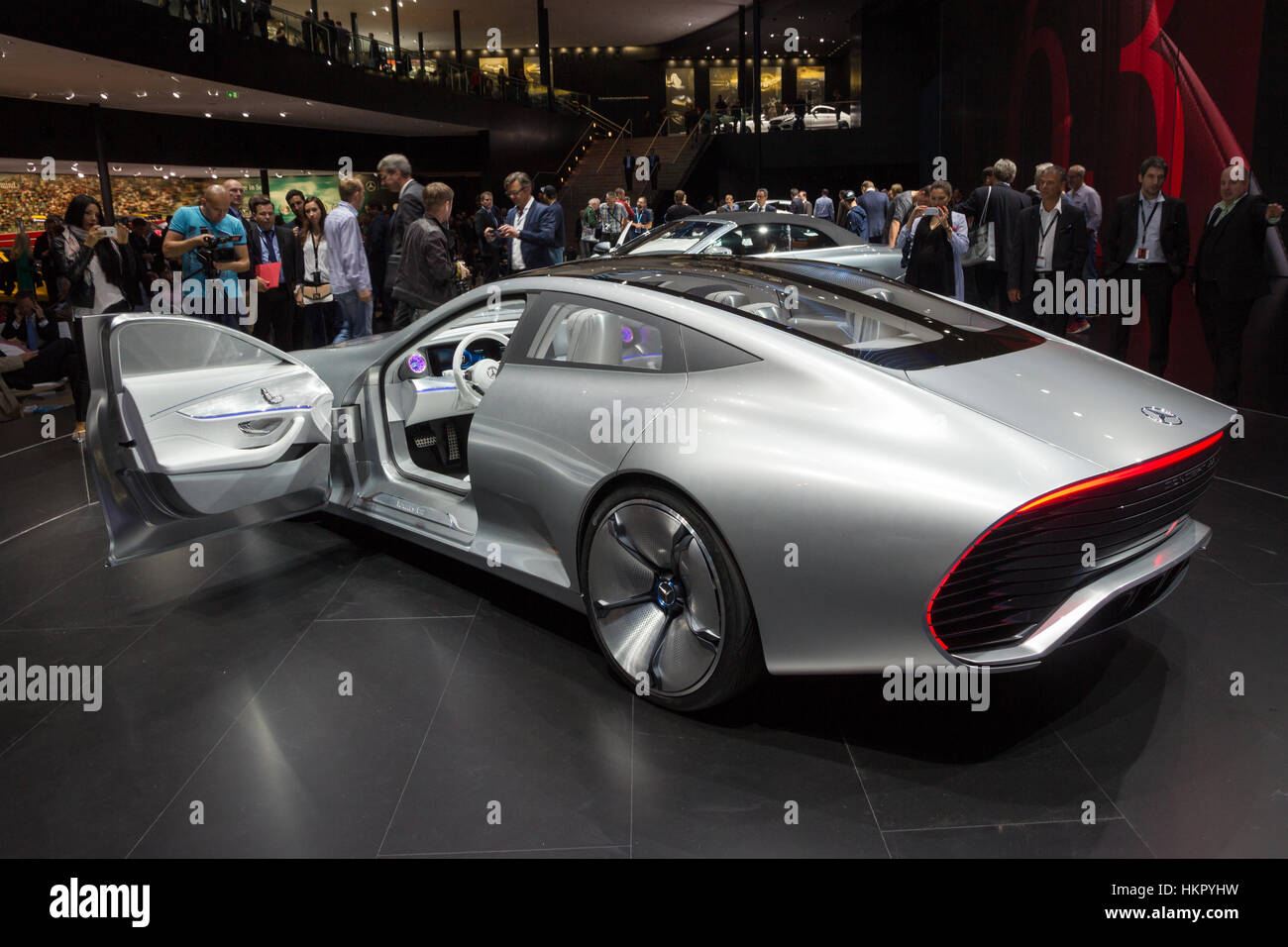 FRANKFURT, GERMANY - SEP 16, 2015: Mercedes-Benz Concept IAA Edition at ...