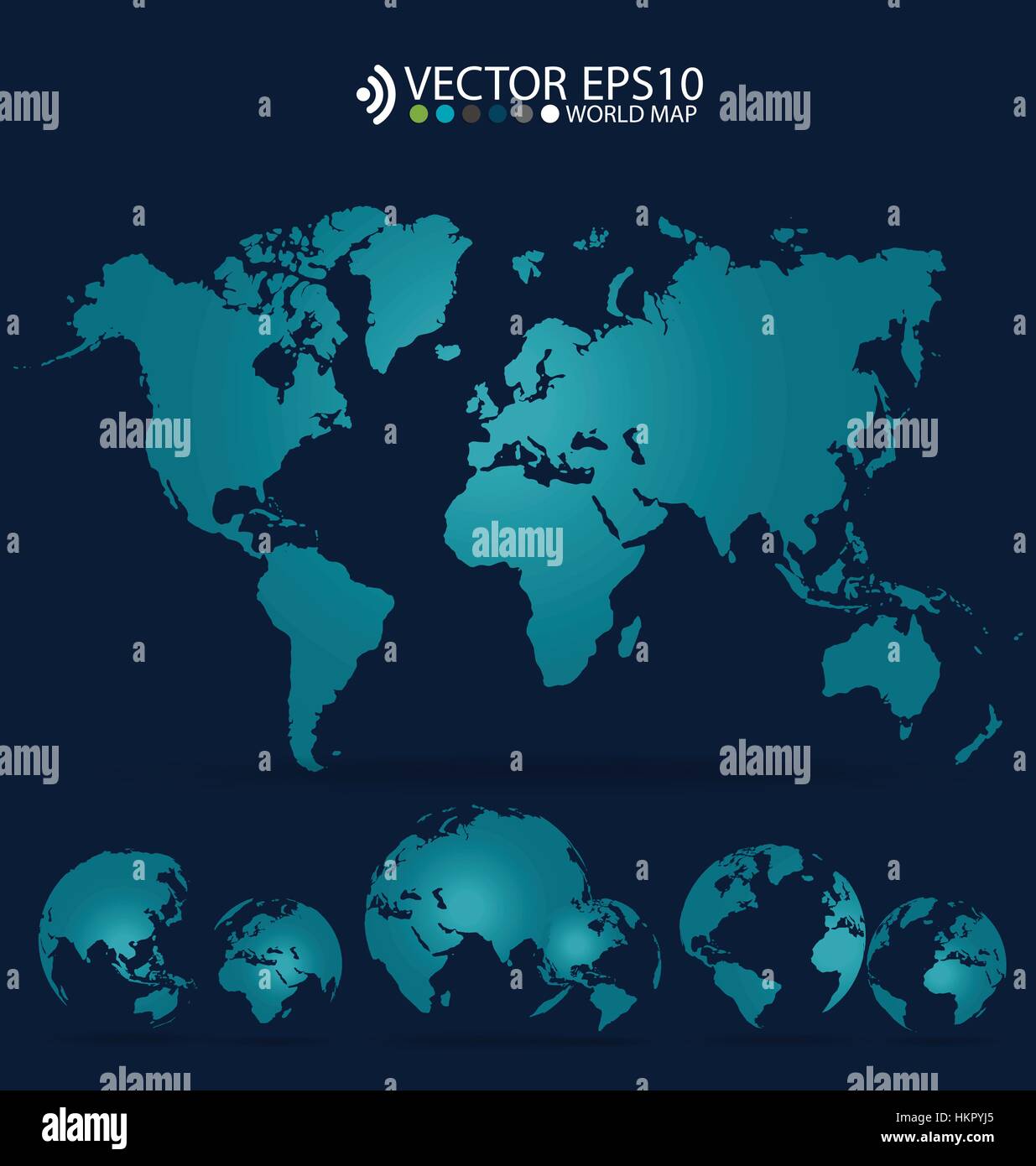 Modern world map design, vector illustration Stock Vector Image & Art ...