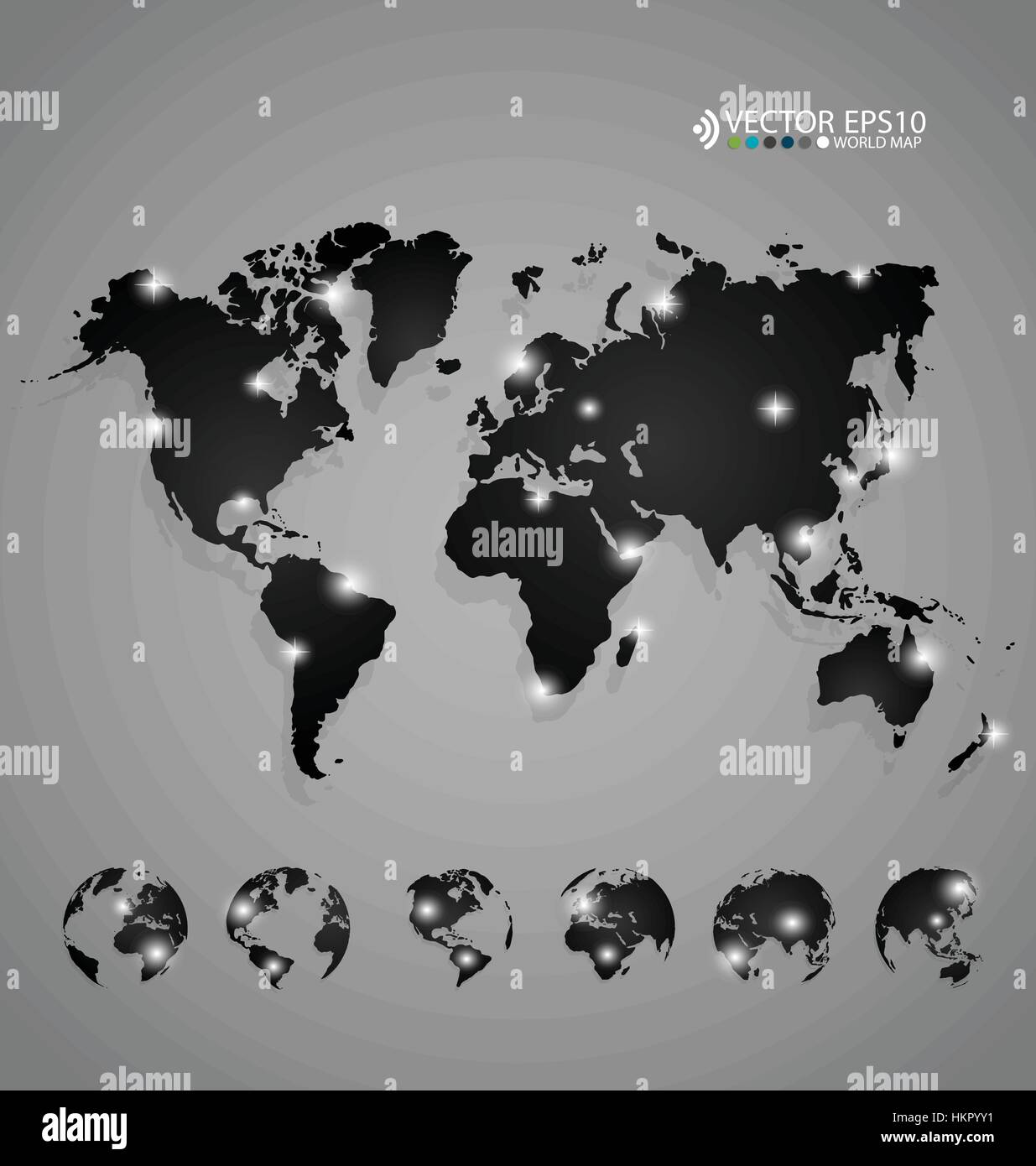 Modern world map design, vector illustration Stock Vector Image & Art ...