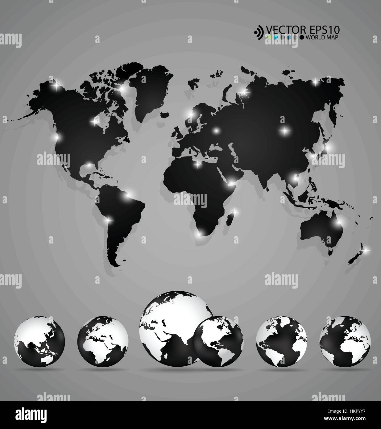 Modern world map design, vector illustration Stock Vector Image & Art ...