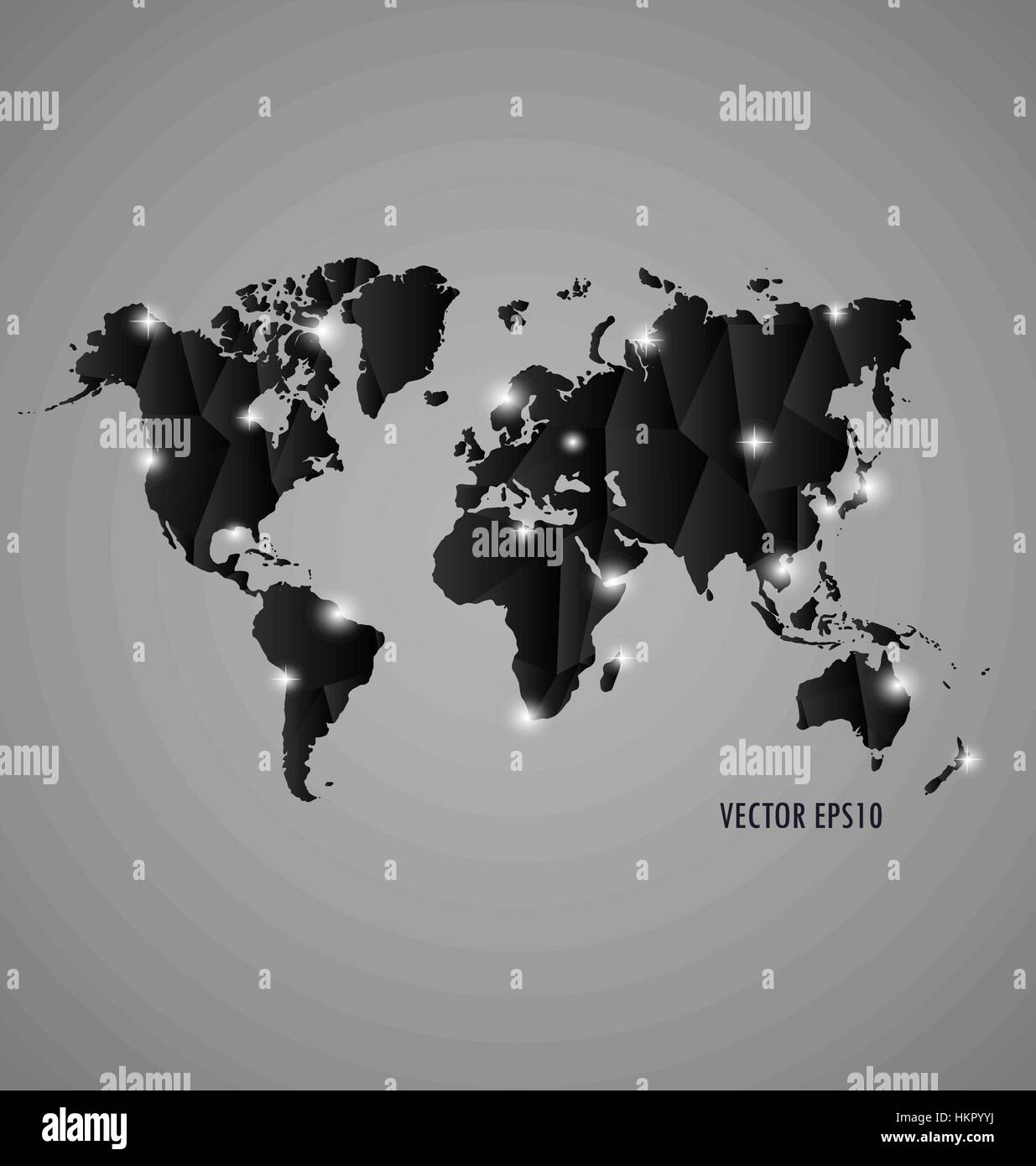 Modern world map design, vector illustration Stock Vector Image & Art ...