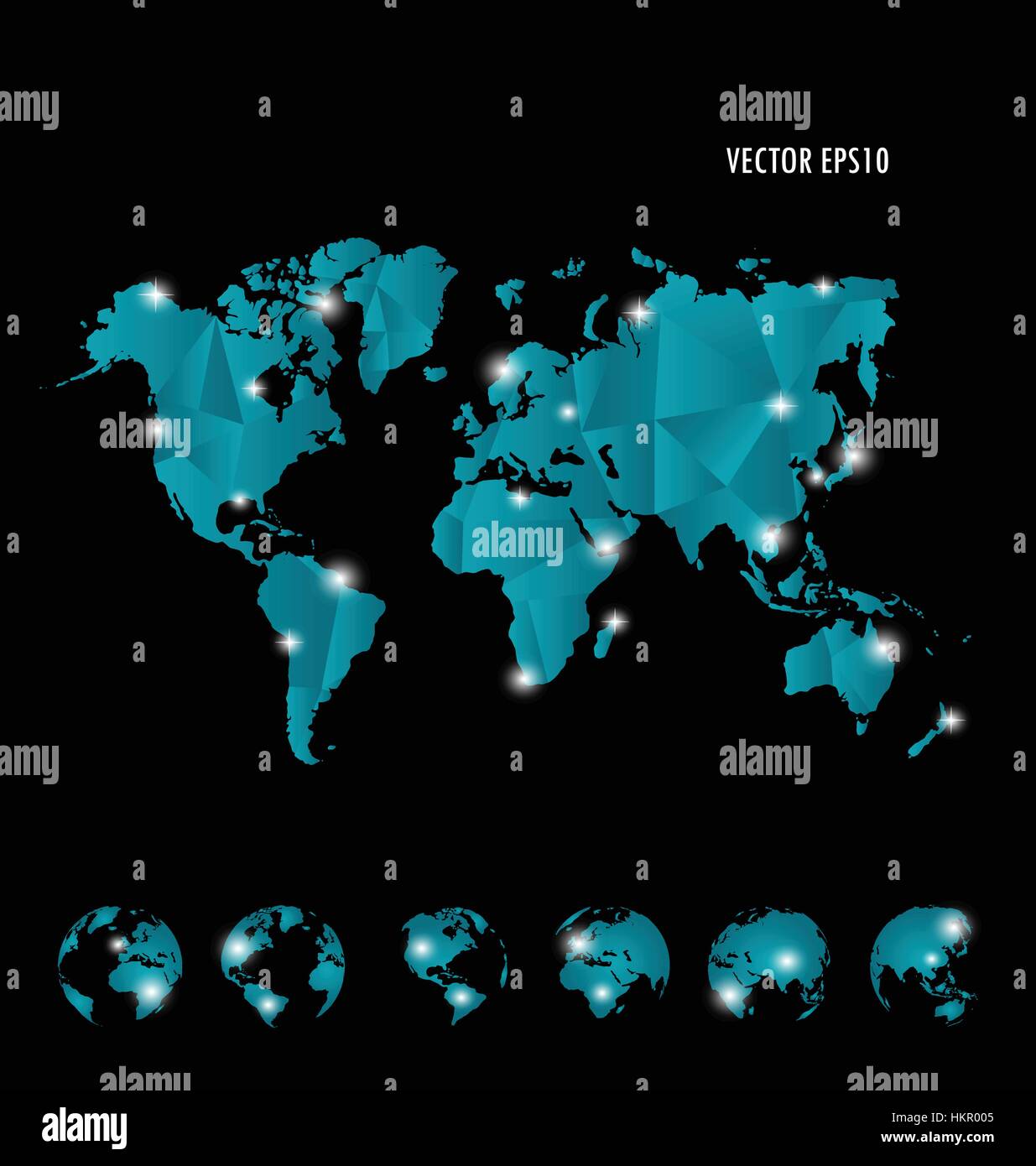 Modern world map design, vector illustration Stock Vector Image & Art ...