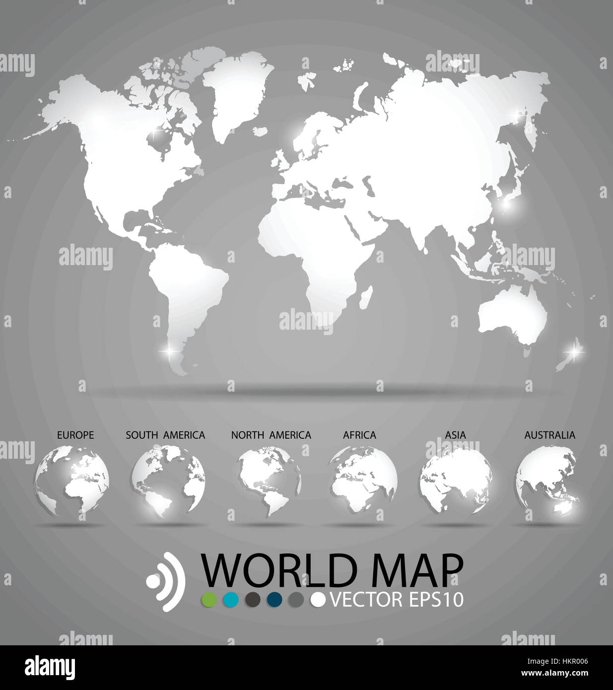 Modern world map design, vector illustration Stock Vector Image & Art ...