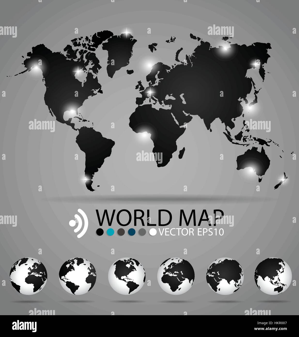 Modern world map design, vector illustration Stock Vector Image & Art ...
