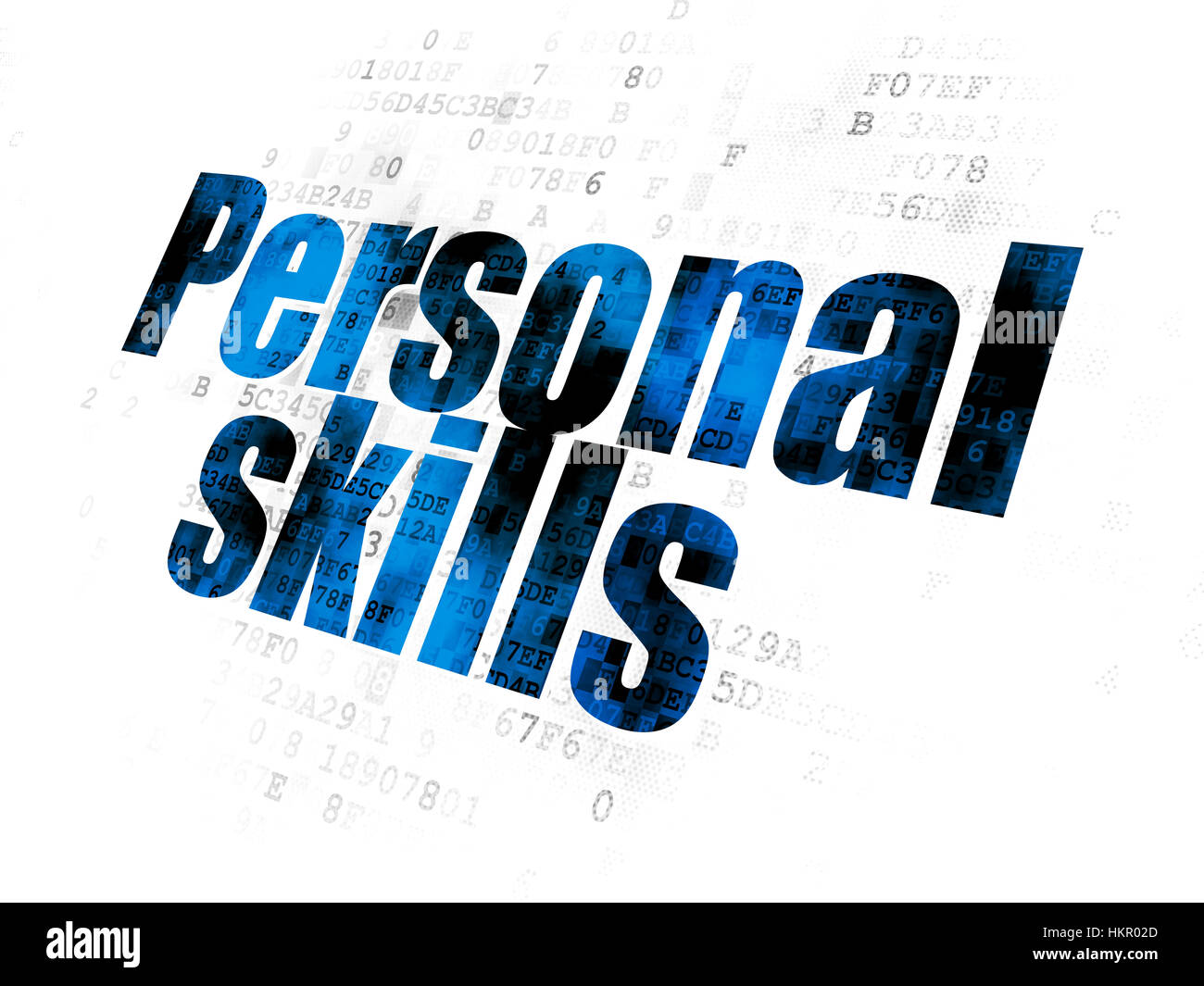 Professional skills text on Cut Out Stock Images & Pictures - Alamy