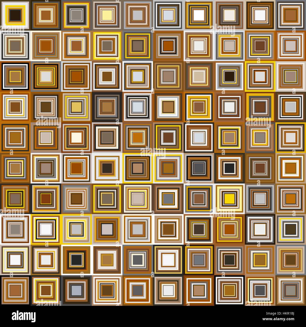 Seamless retro squares brown Stock Vector Images - Alamy