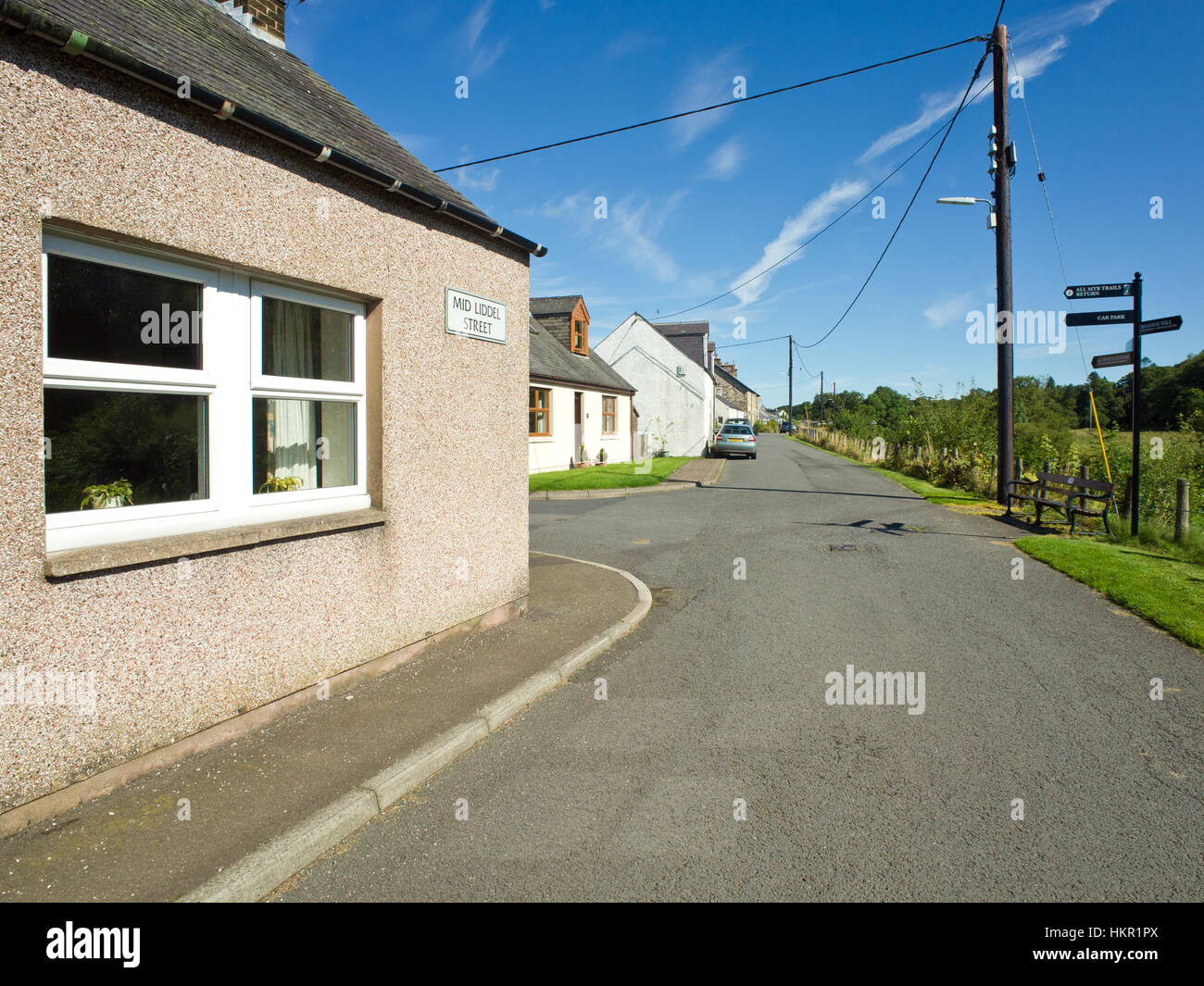 Newcastleton Scottish Borders Uk Stock Photo - Alamy