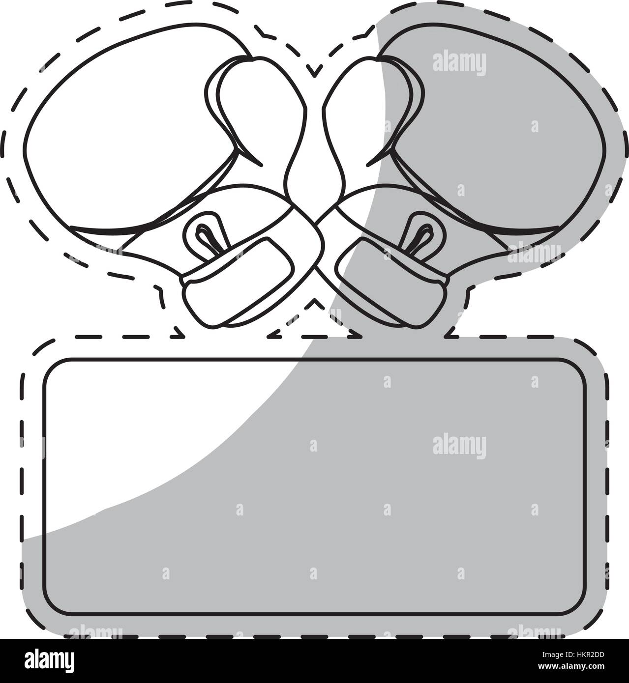 contour boxing gloves fight to defend women, vector illustration Stock ... contour boxing gloves fight to defend women, vector illustration Stock ...