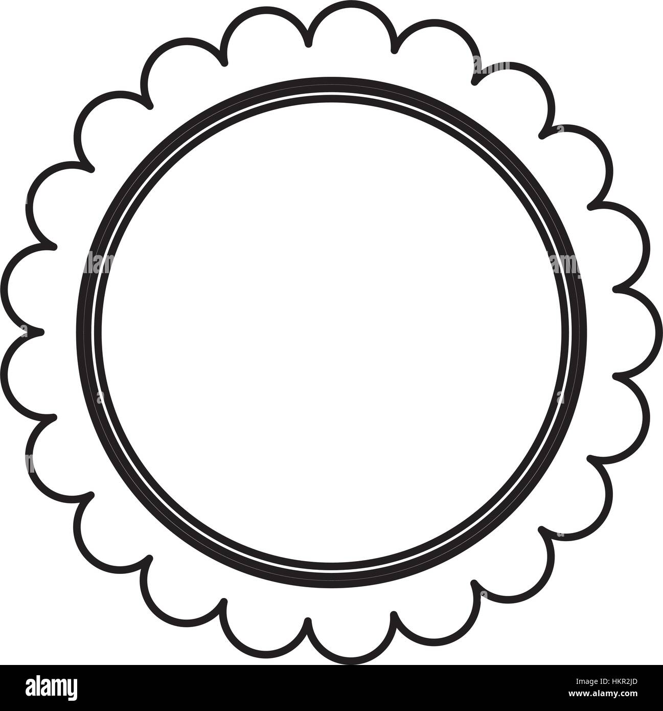 figure flower shape label image, vector illustration design Stock ...