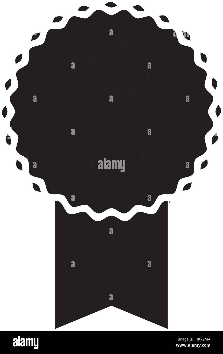 black signal rights women symbol, vector illustration Stock Vector ...