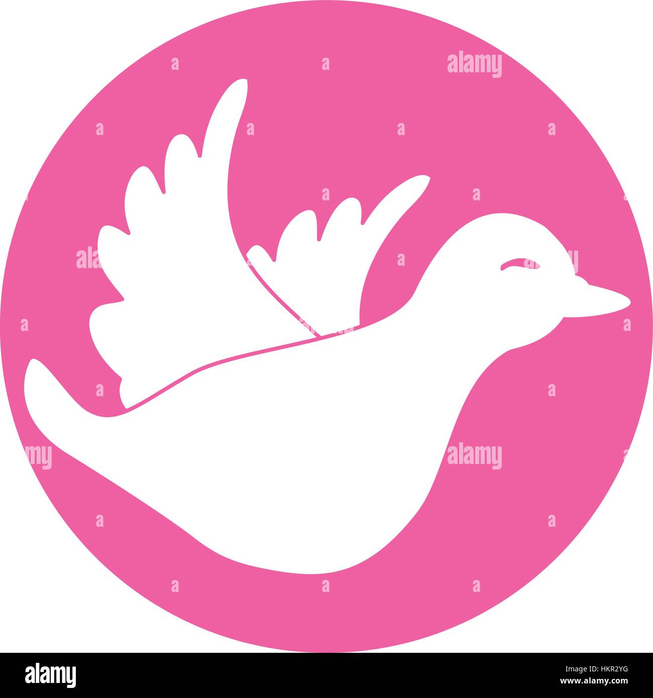 emblem dove icon image design, vector illustration Stock Vector Image ...