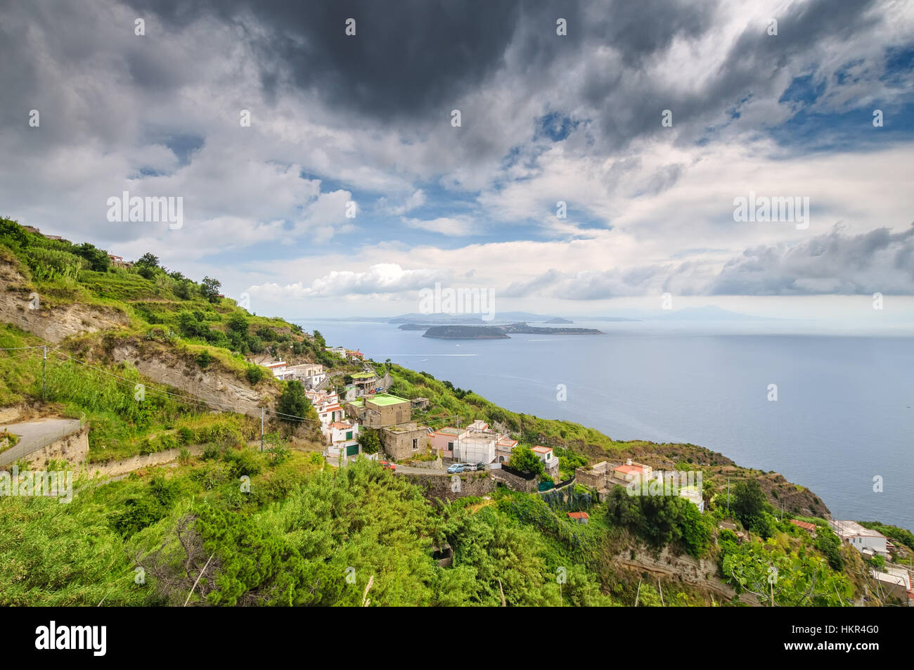 Ischia drone view hi-res stock photography and images - Alamy