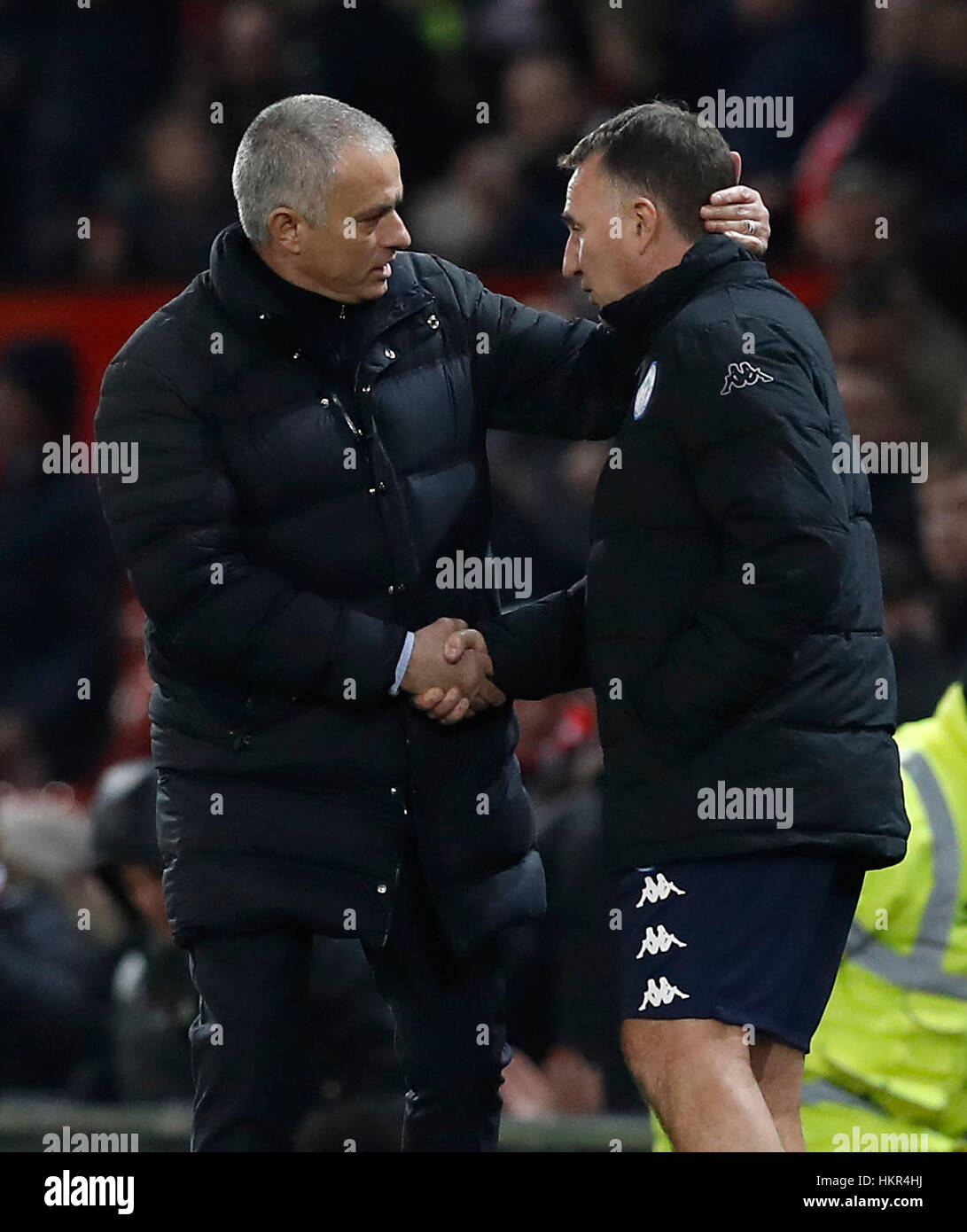 Manchester united trafford shake hi-res stock photography and images ...