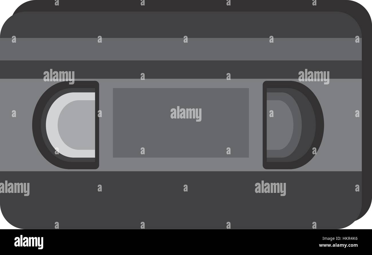 vhs tape movie record retro vector illustration eps 10 Stock Vector ...