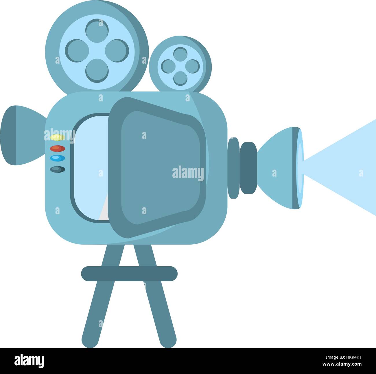 film camera projector reel vector illustration eps 10 Stock Vector ...
