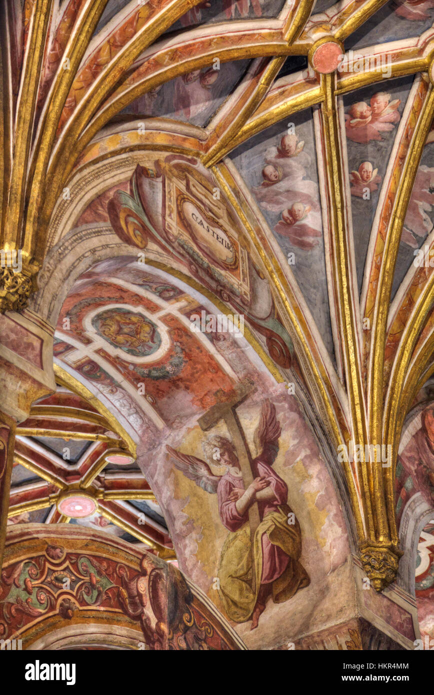 Wall and Ceiling Murals, Altar del Santismo Sacremento, The Great ...