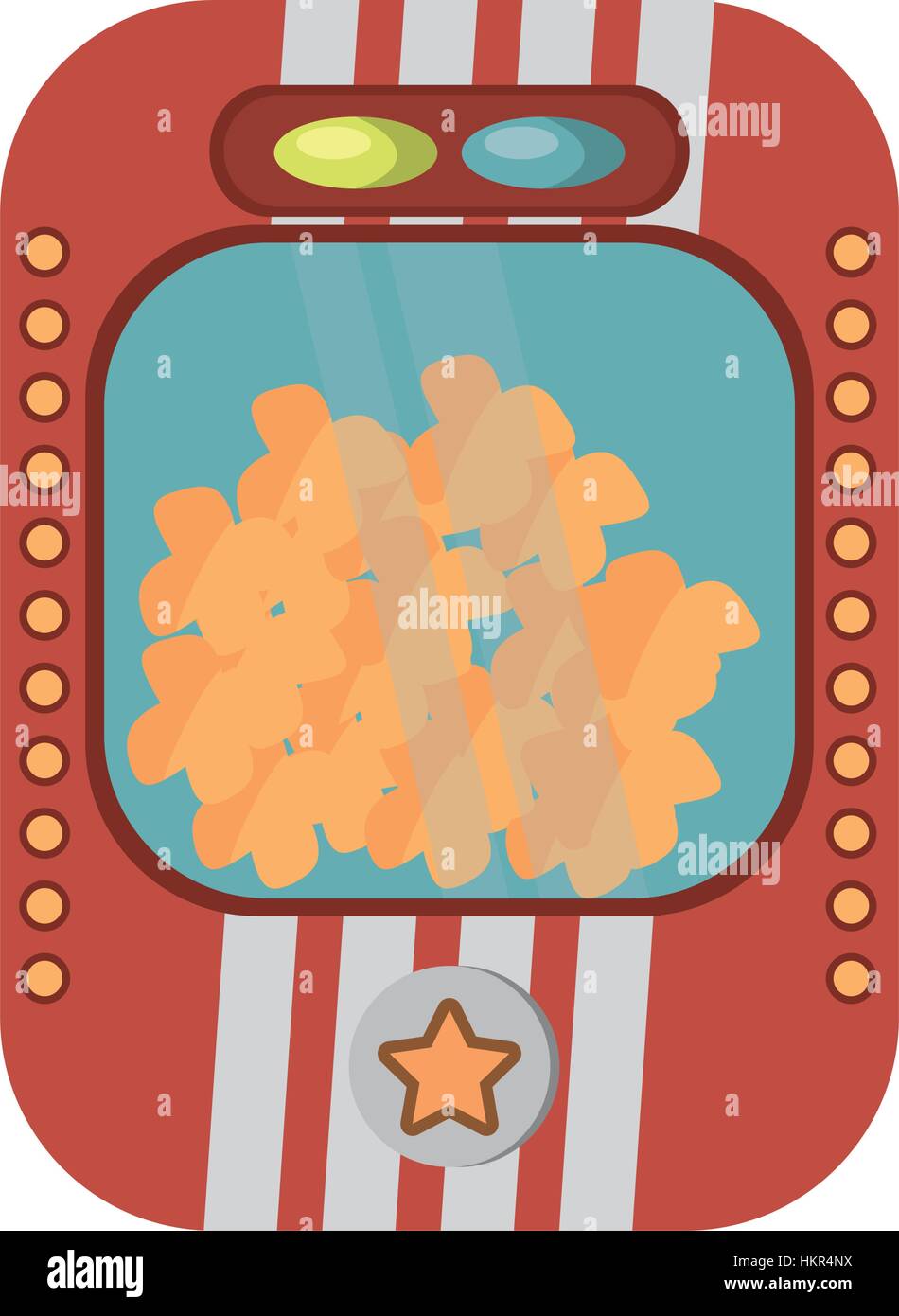 popcorn machine fast food movie vector illustration eps 10 Stock Vector ...