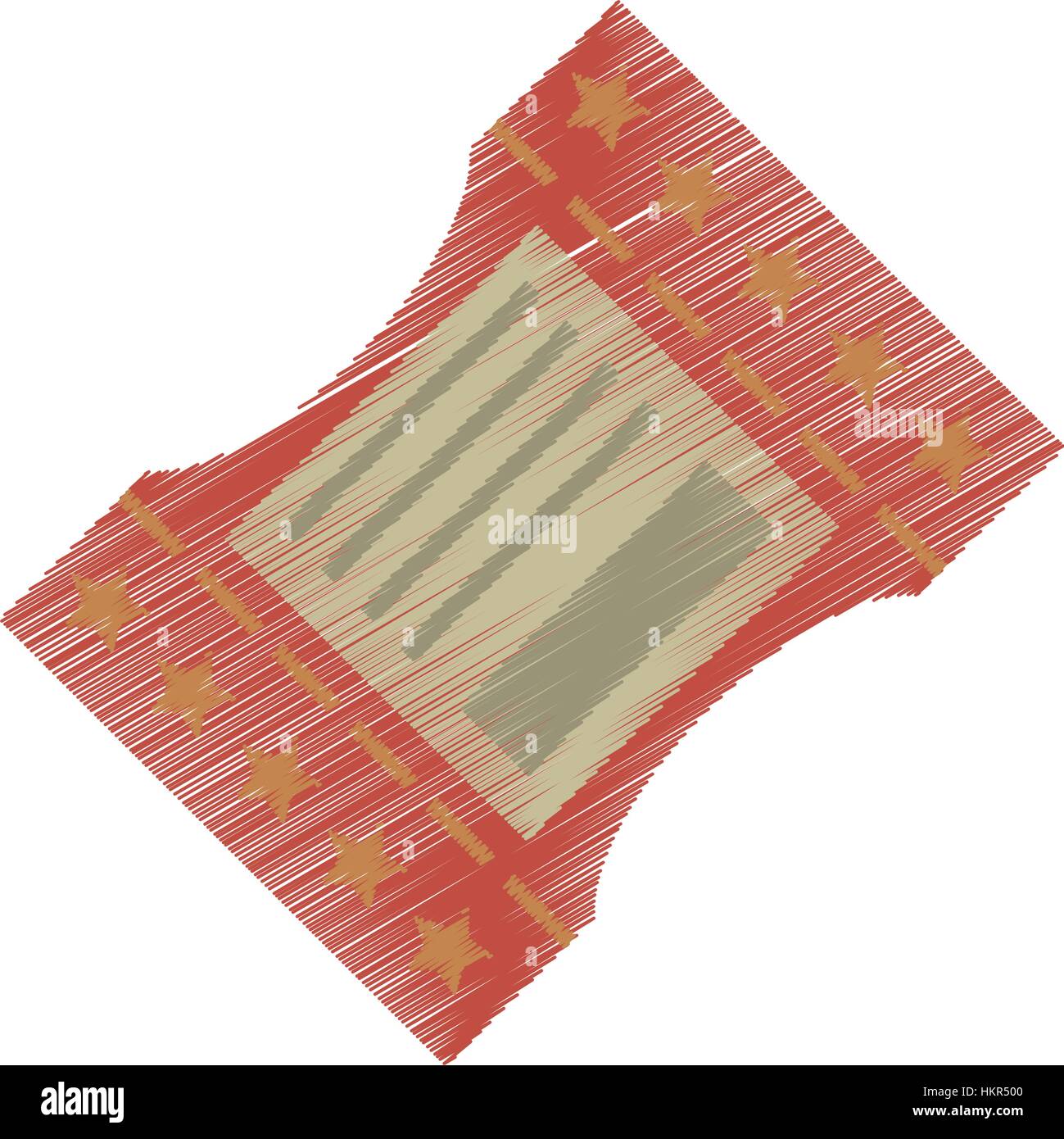 drawing ticket movie cinema entertainment vector illustration eps 10 ...