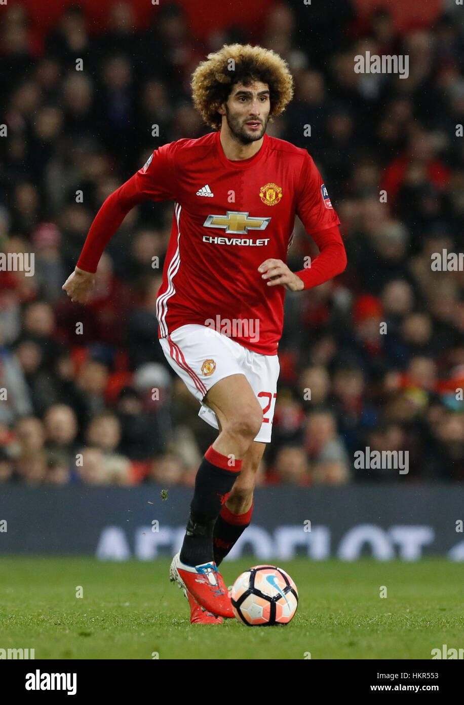 Manchester United's Marouane Fellaini during the Emirates FA Cup ...
