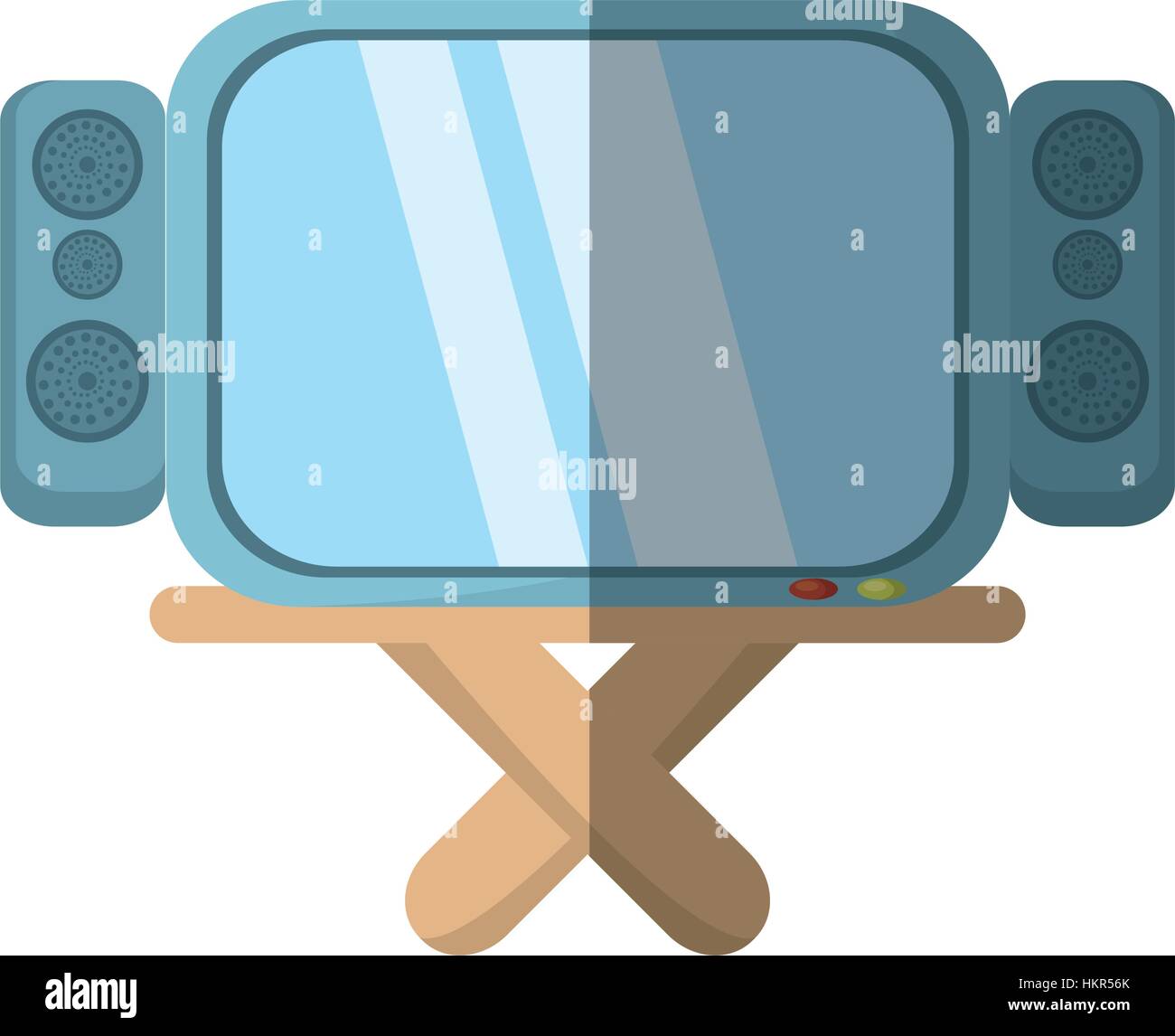 Antique Tv Sound Stock Vector Images - Alamy