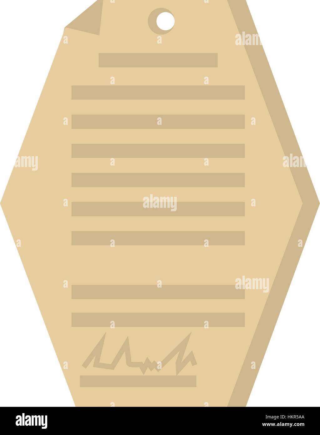 business document signature paper geometric vector illustration eps 10 ...