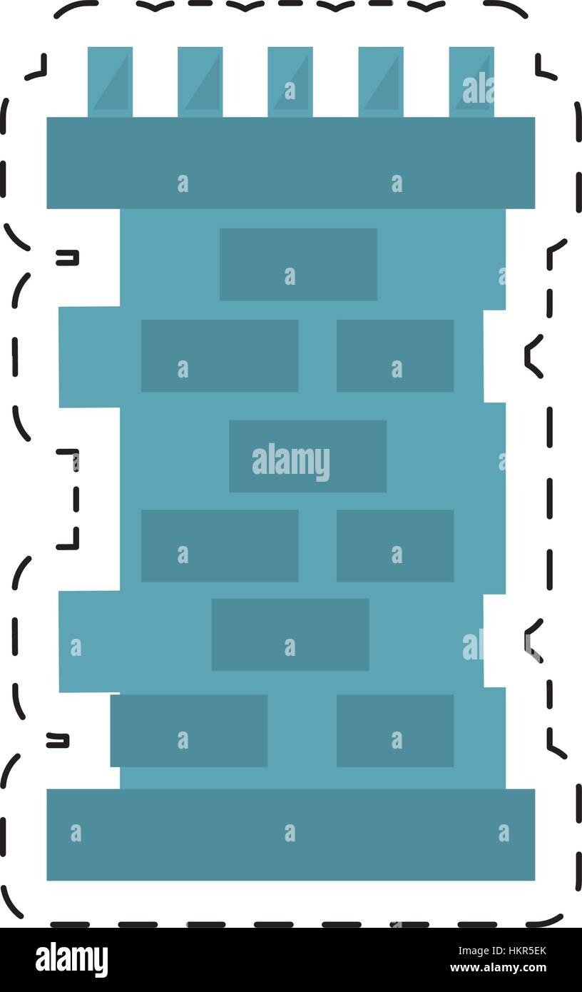 Tower perspective of square Stock Vector Images - Alamy