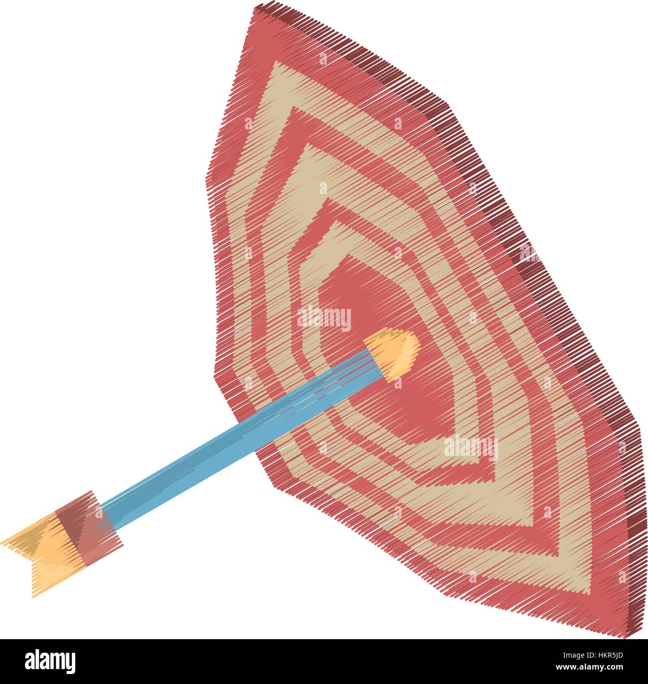 drawing target arrow business strategy vector illustration eps 10 Stock ...