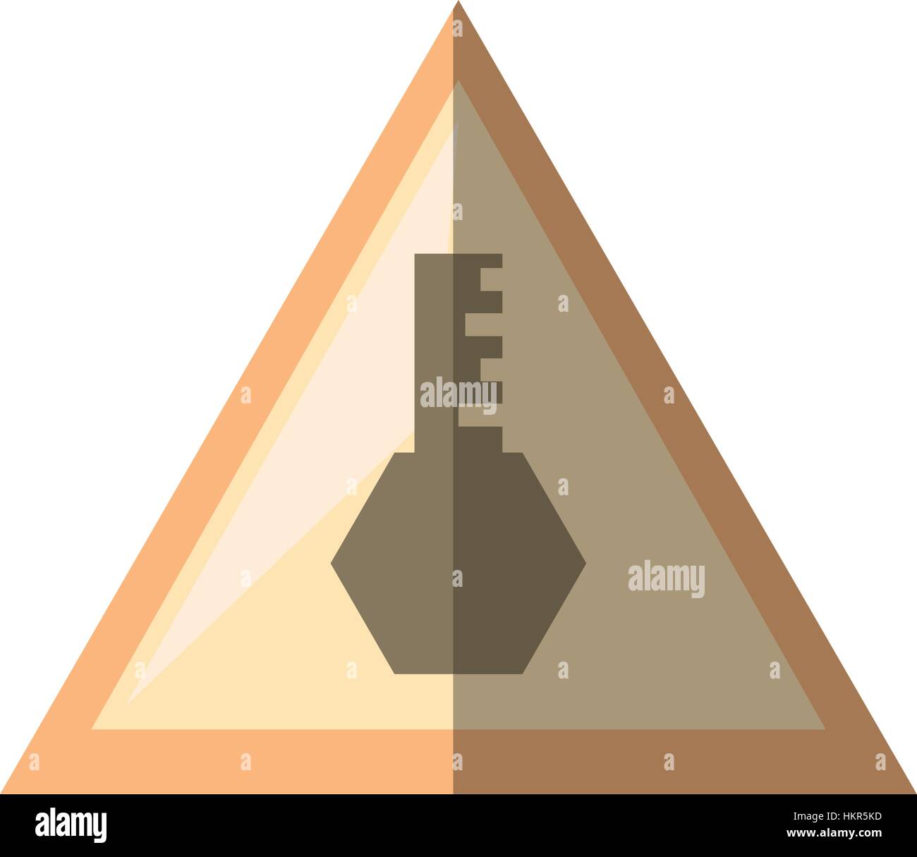 Triangle key lock hi-res stock photography and images - Alamy