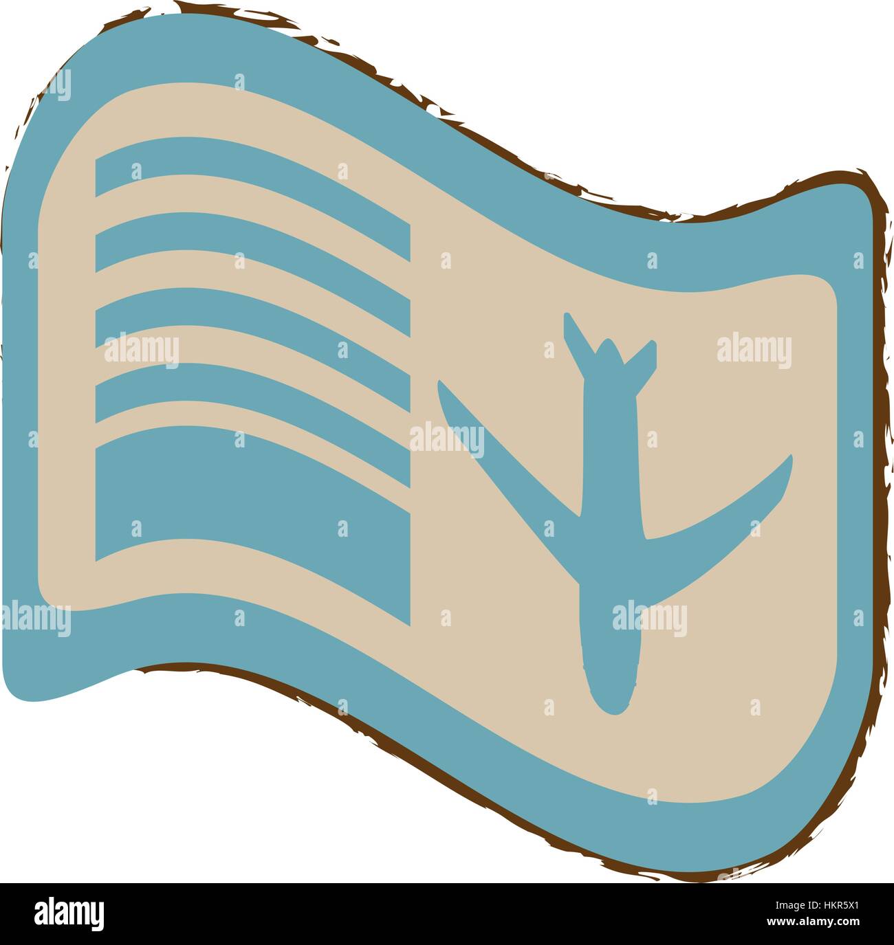 Drawing airline boarding pass hi-res stock photography and images - Alamy
