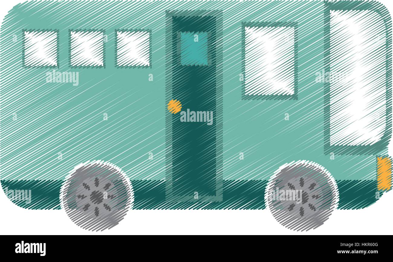 drawing bus transport tourism travel Stock Vector Image & Art - Alamy