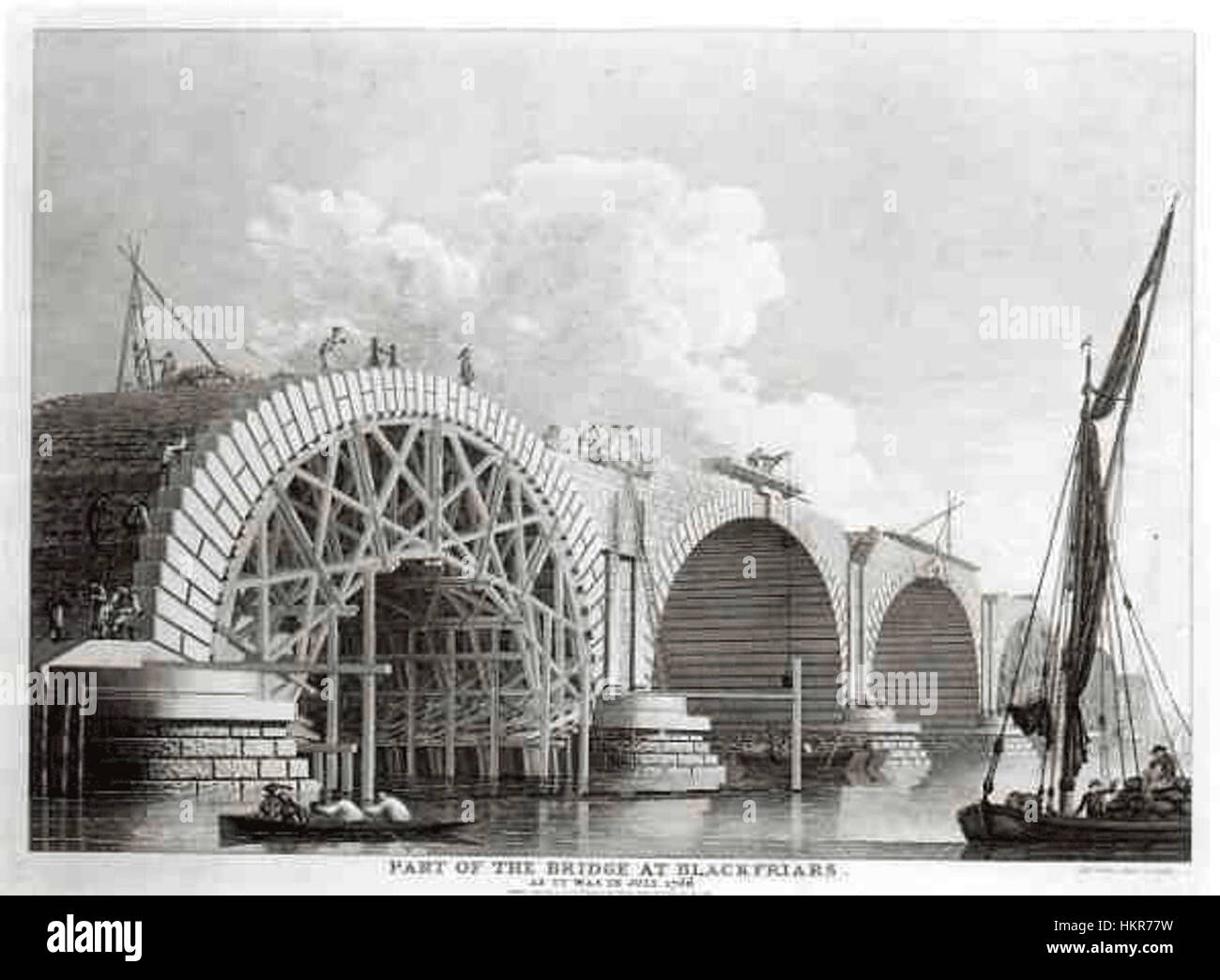This artwork depicts the historic Blackfriars area, a significant ...